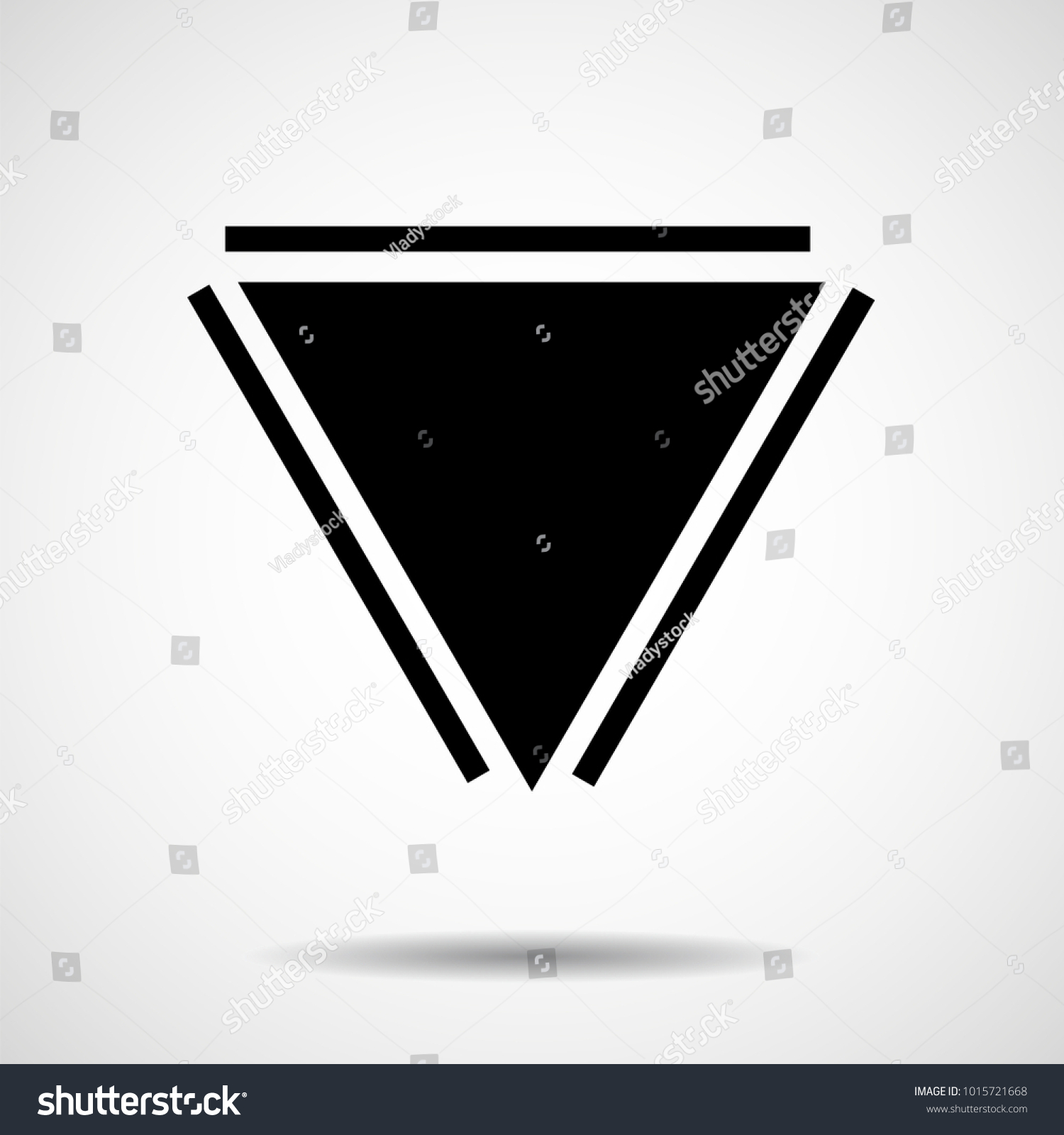 Creative Logo Triangle Geometric Shape Vector Stock Vector (Royalty ...