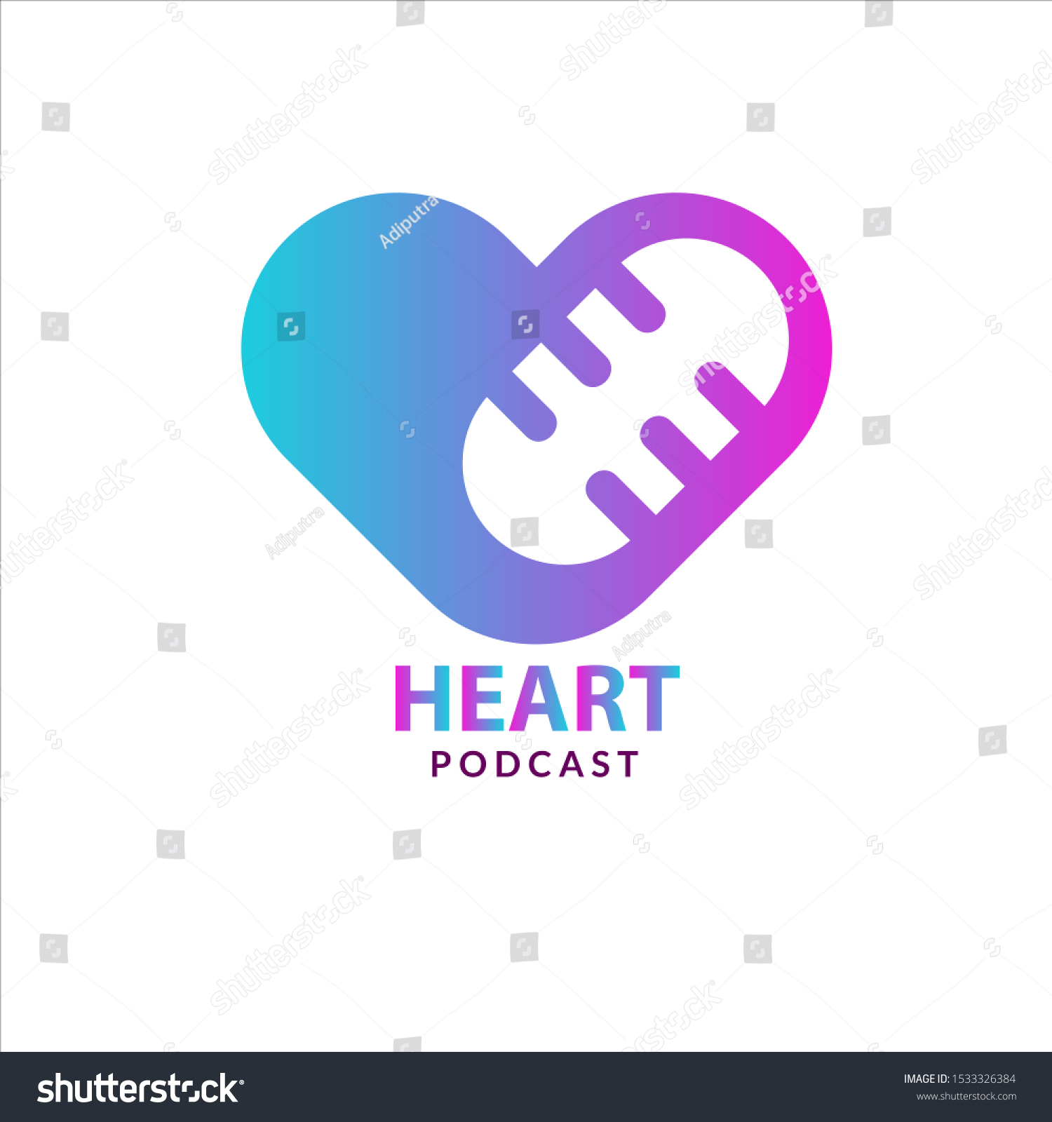 Creative Love Logo Design Template Stock Vector (Royalty Free) 1533326384