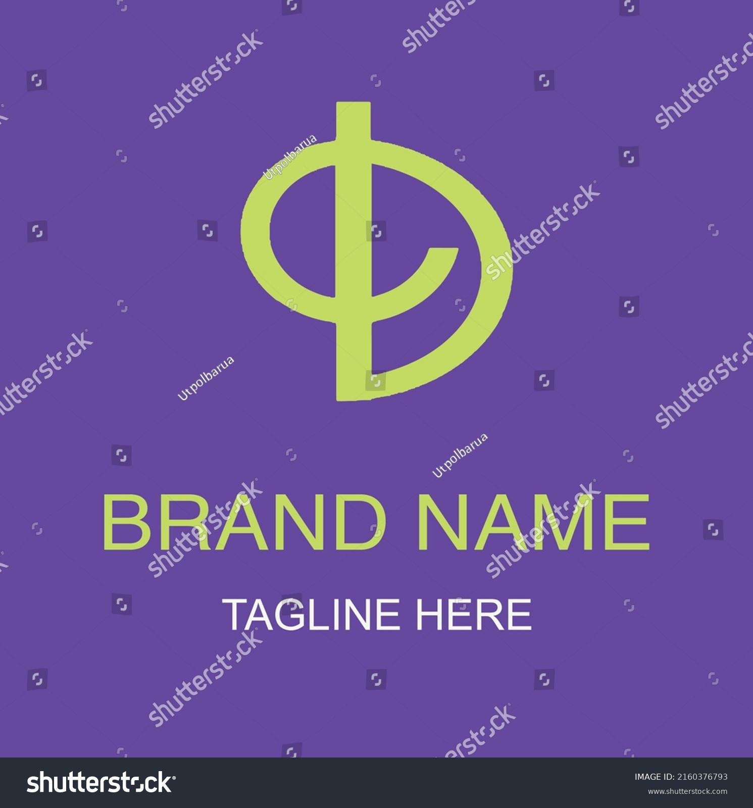 Creative Modern Ad Letter Logo Design Stock Vector (Royalty Free ...