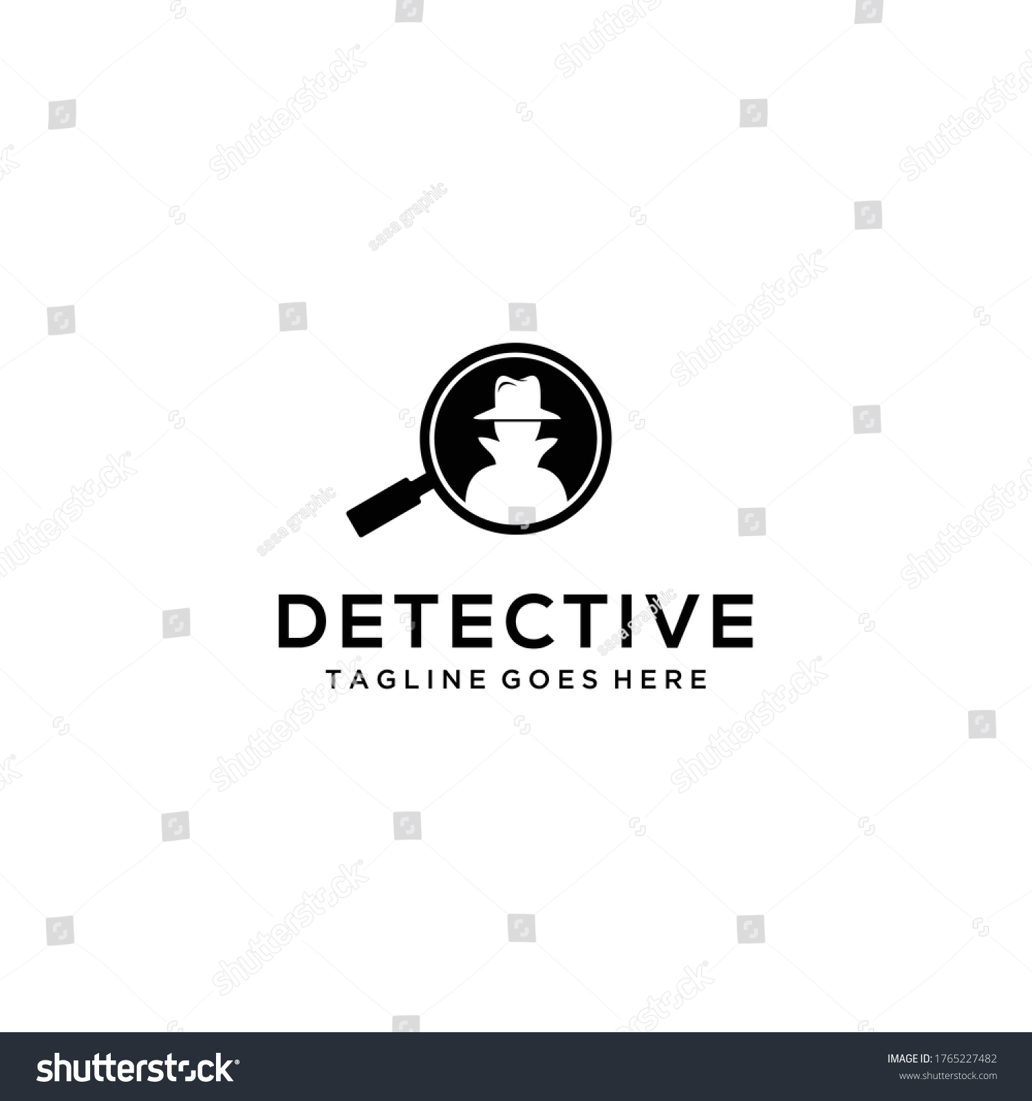 Creative Modern Stylist Detective Logo Design: Vector có sẵn (miễn phí ...
