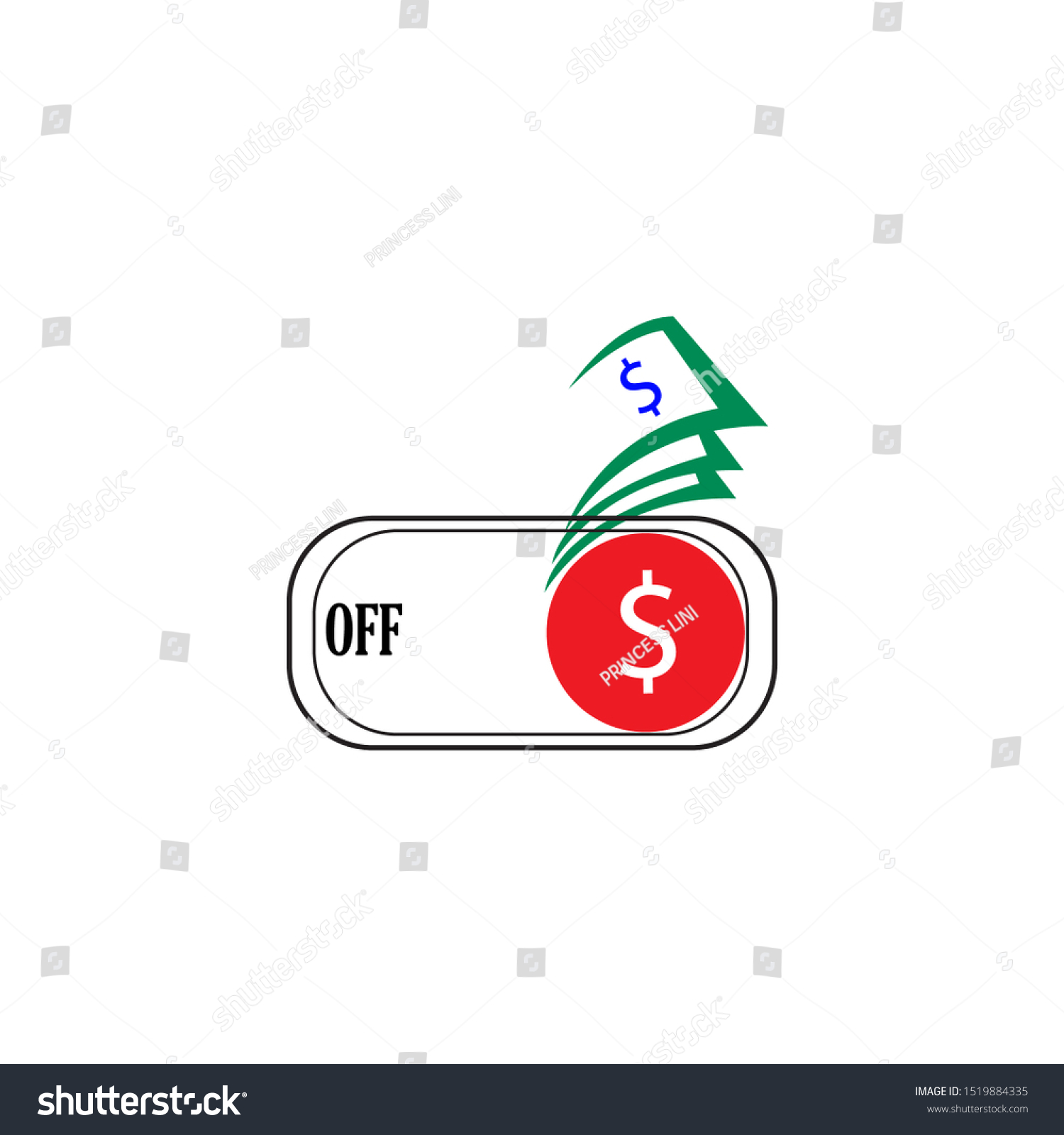 Creative Money Logo Design Template Stock Vector (Royalty Free ...