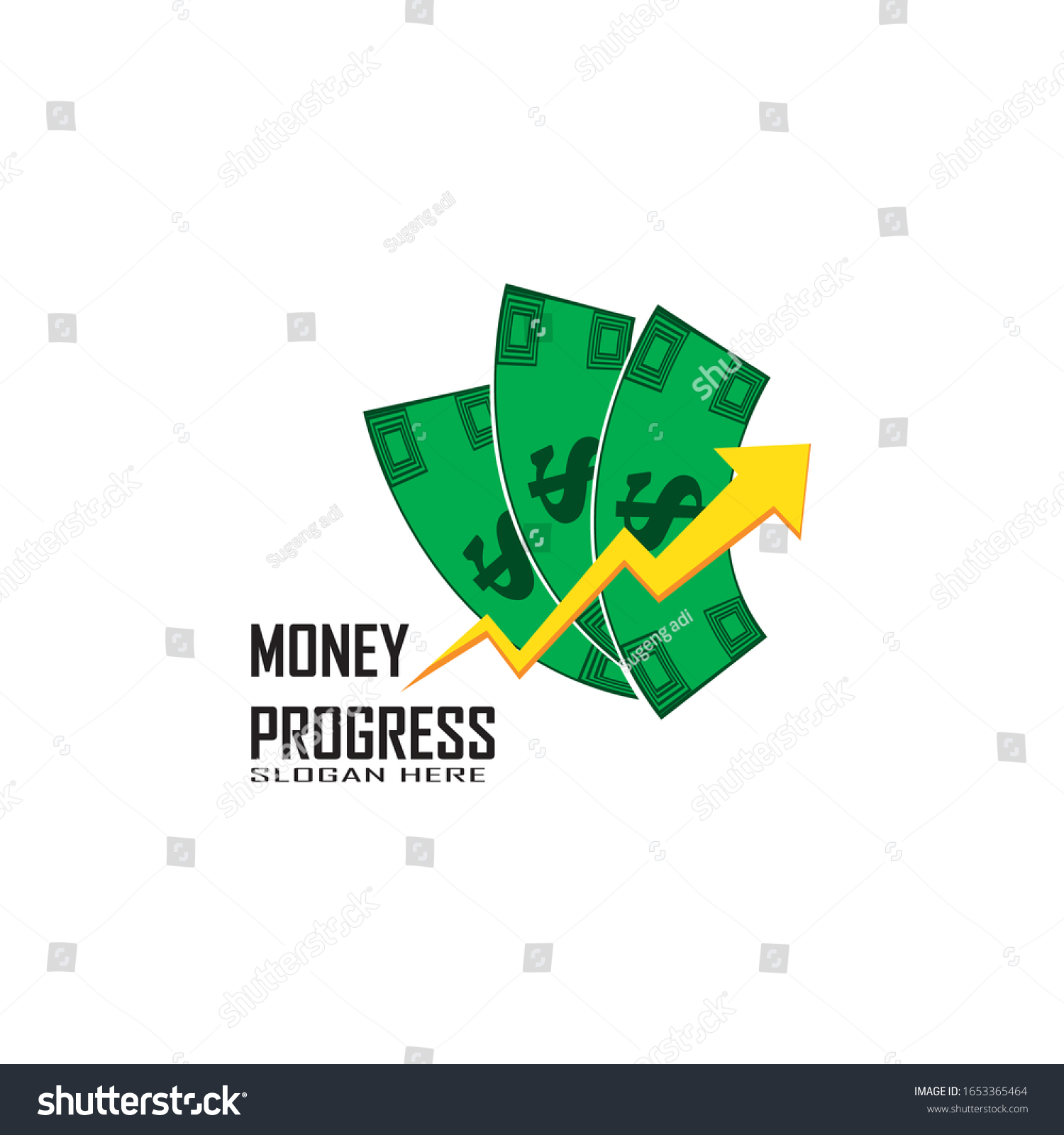 Creative Money Logo Design Template Stock Vector (Royalty Free ...
