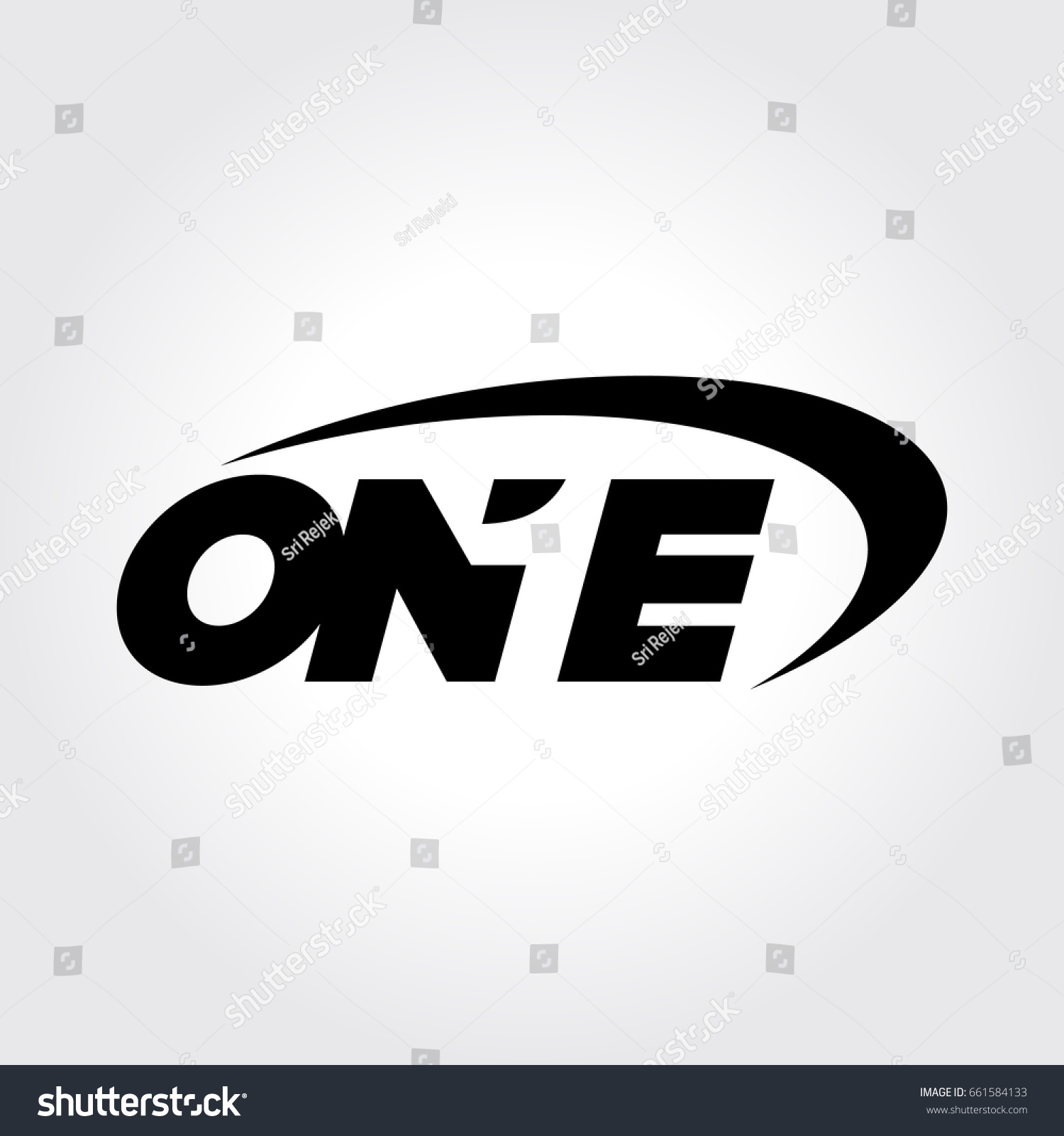 Creative Number One Symbol Stock Vector (Royalty Free) 661584133 ...