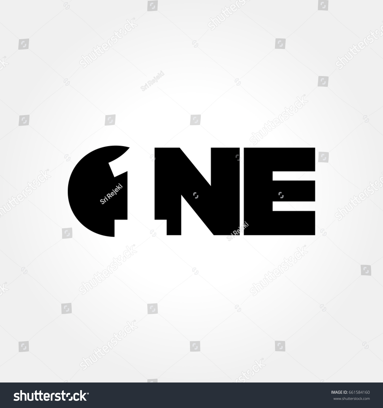 Creative Number One Symbol Stock Vector (Royalty Free) 661584160 ...