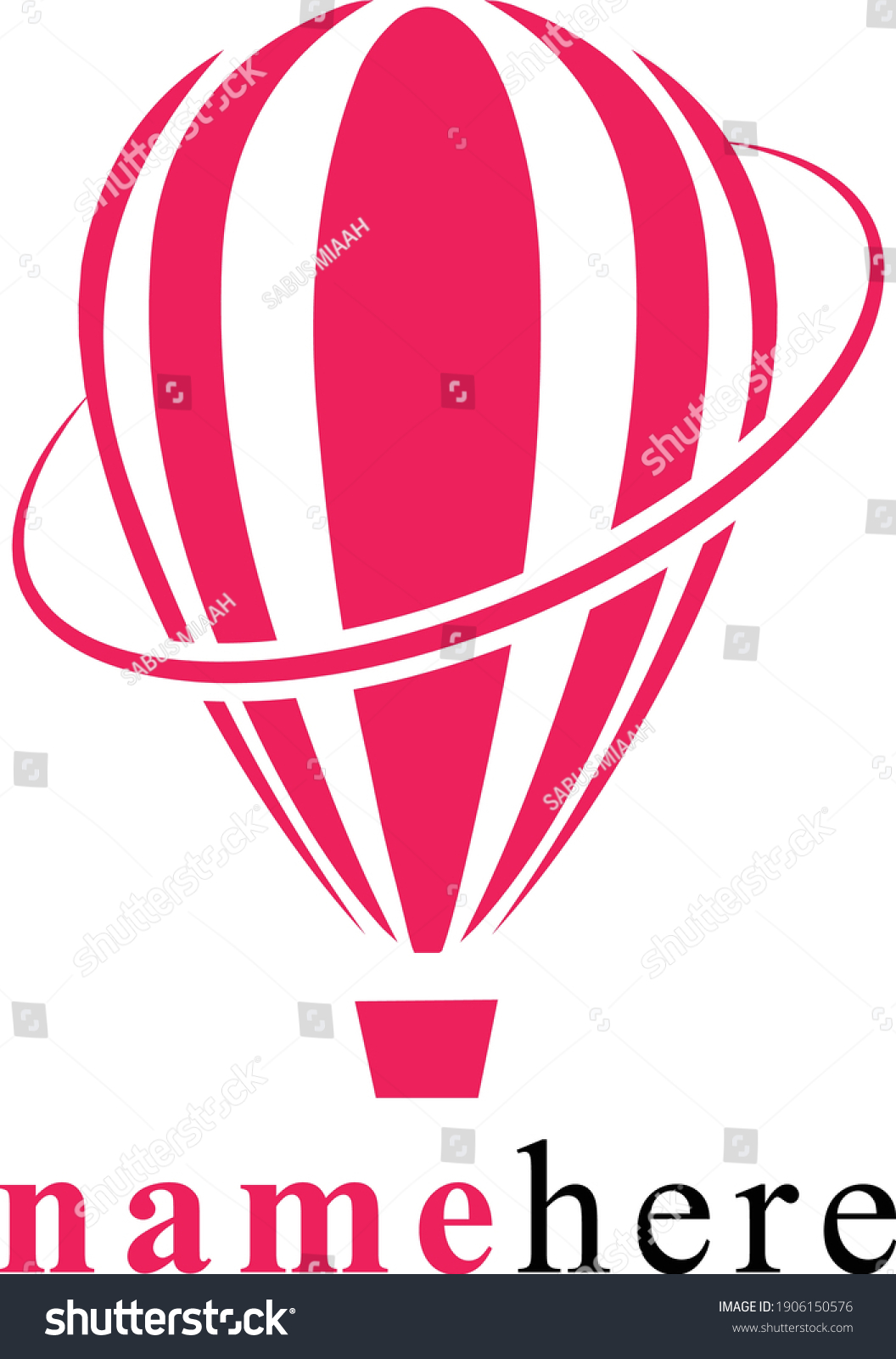 Creative Parachute Logo Design Work Stock Vector (Royalty Free ...