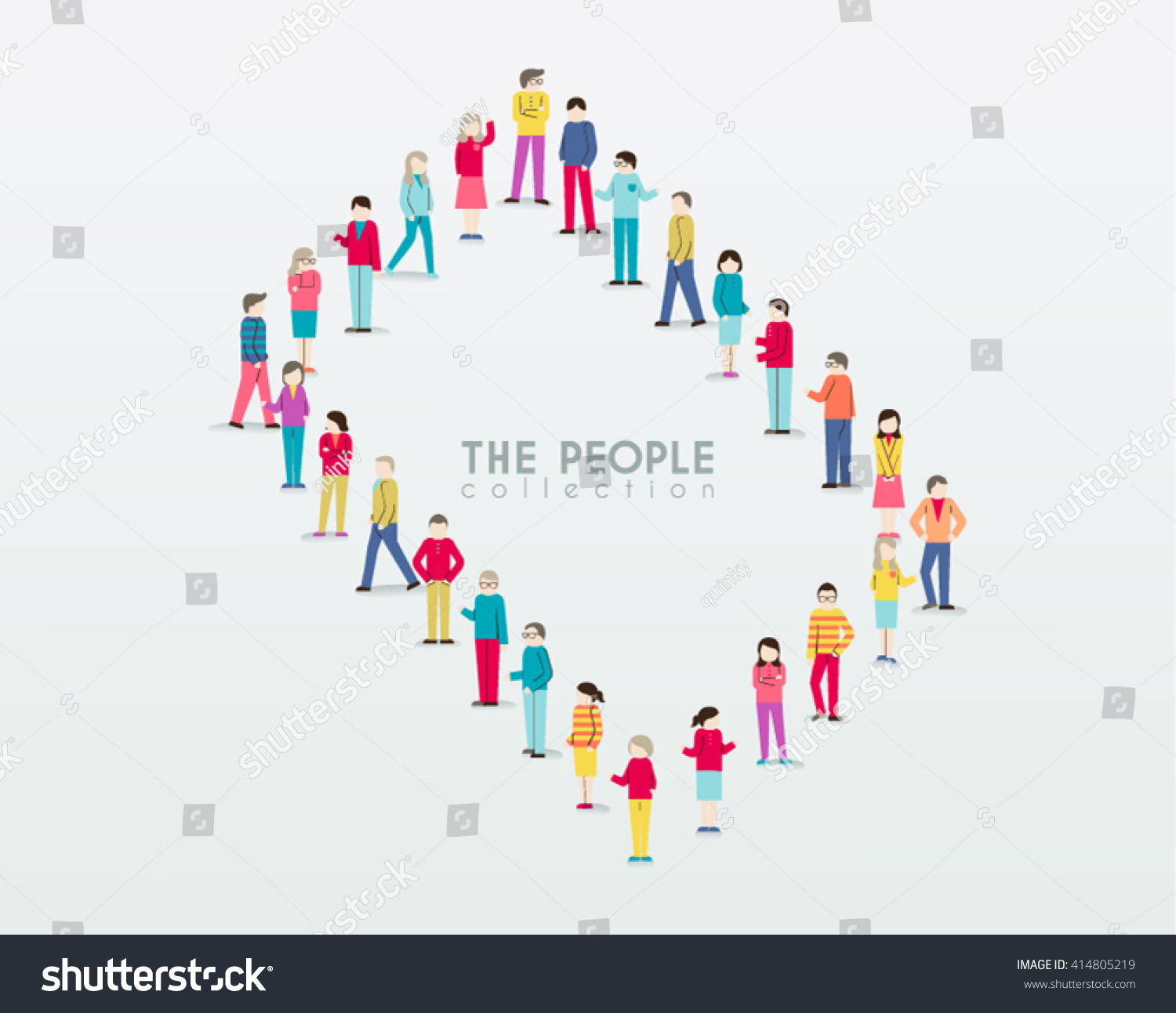 Creative People Icon Collection Vector Design: เวกเตอร์สต็อก (ปลอดค่า ...