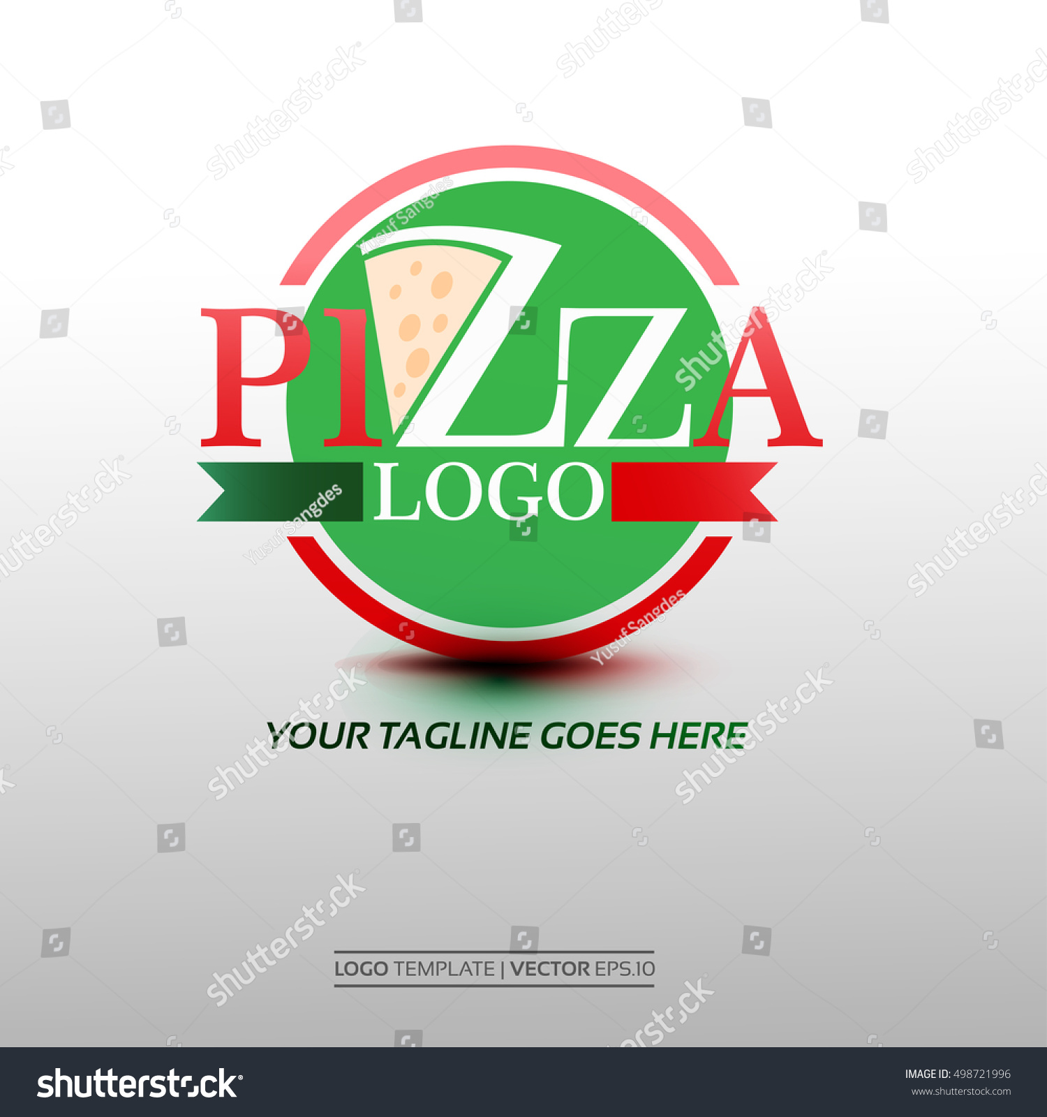 Creative Pizza Logo Vector Illustration Eps Stock Vector (Royalty Free ...