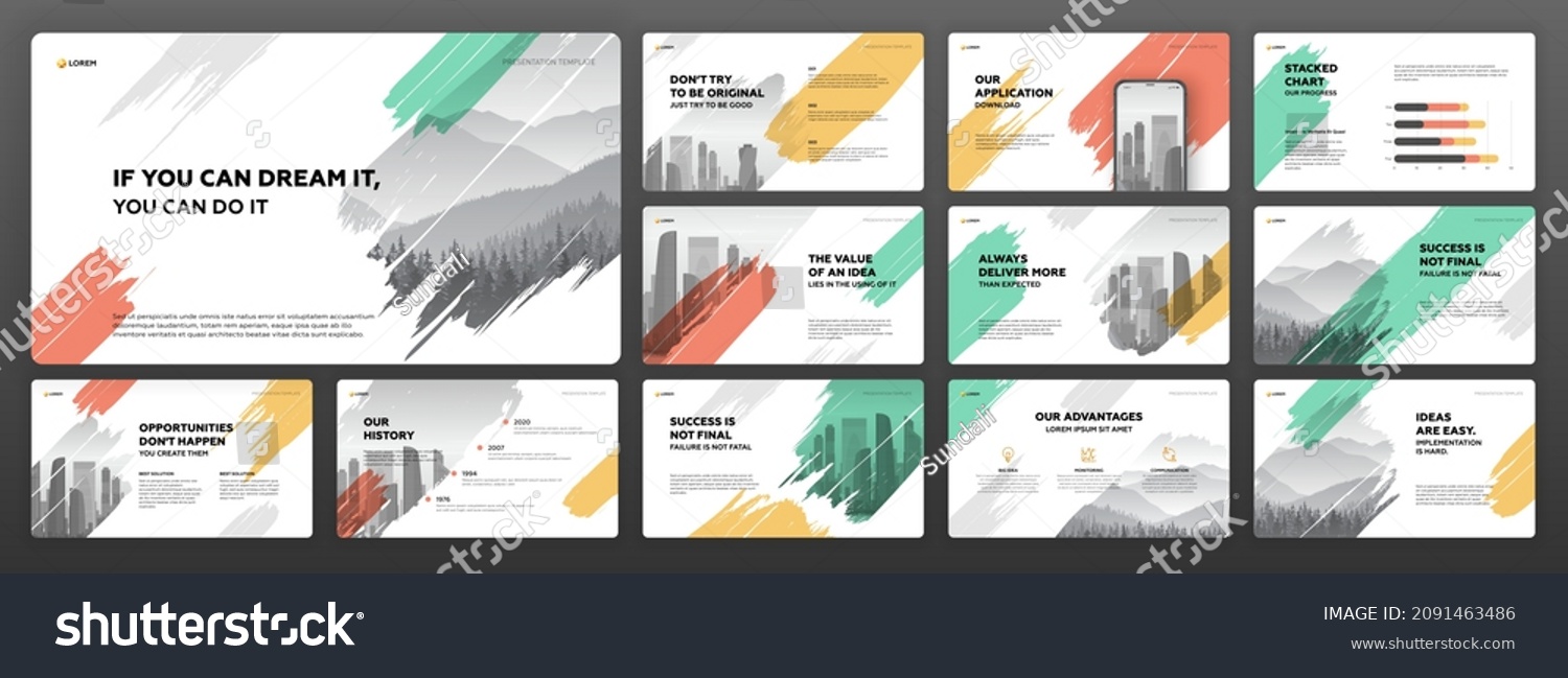 3,550 Slide template set powerpoint Images, Stock Photos & Vectors ...