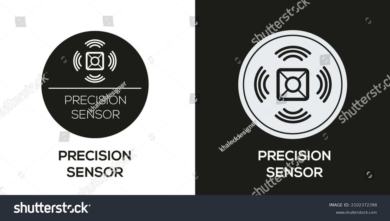 Creative Precision Sensors Icon Vector Sign Stock Vector (Royalty Free ...