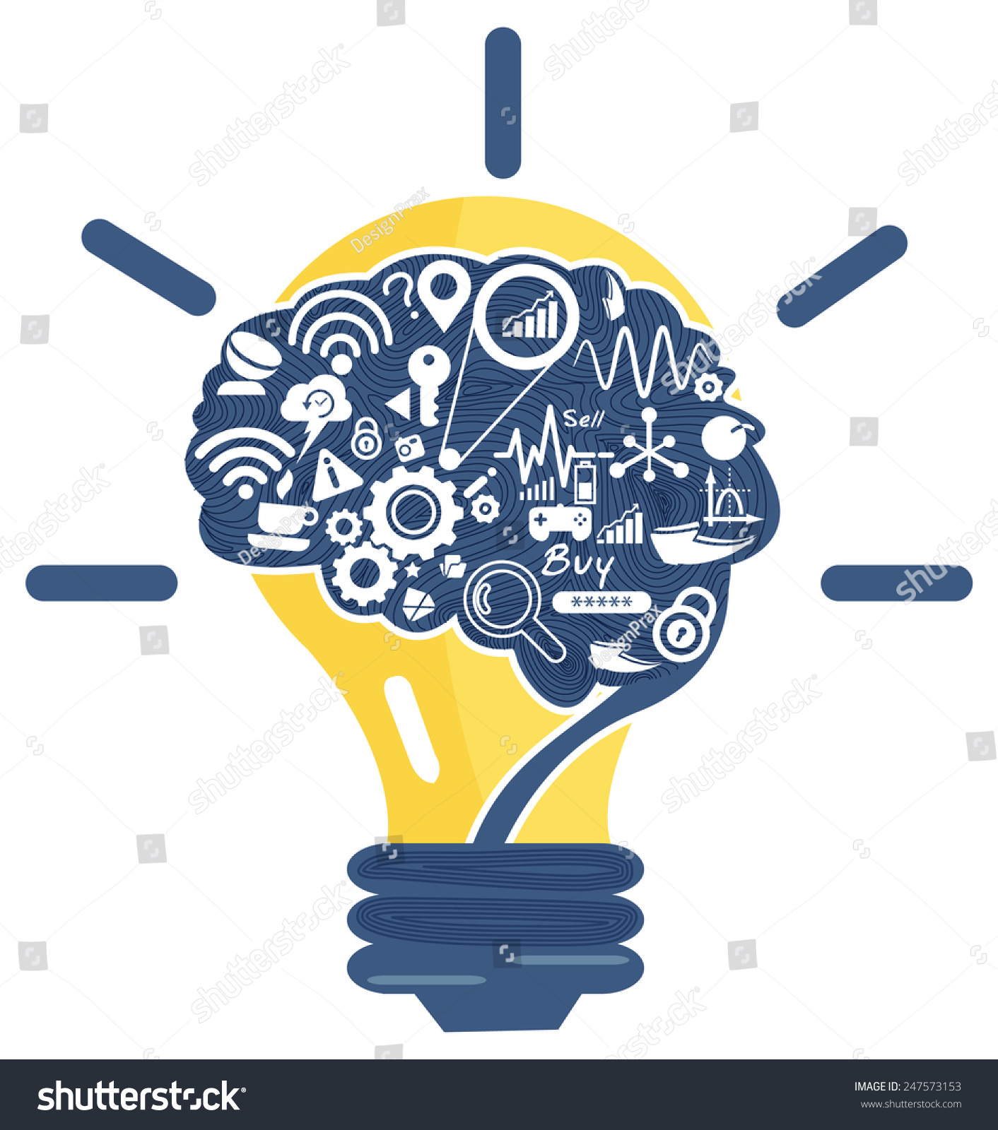 Creative Process Illustration Stock Vector Royalty Free 247573153