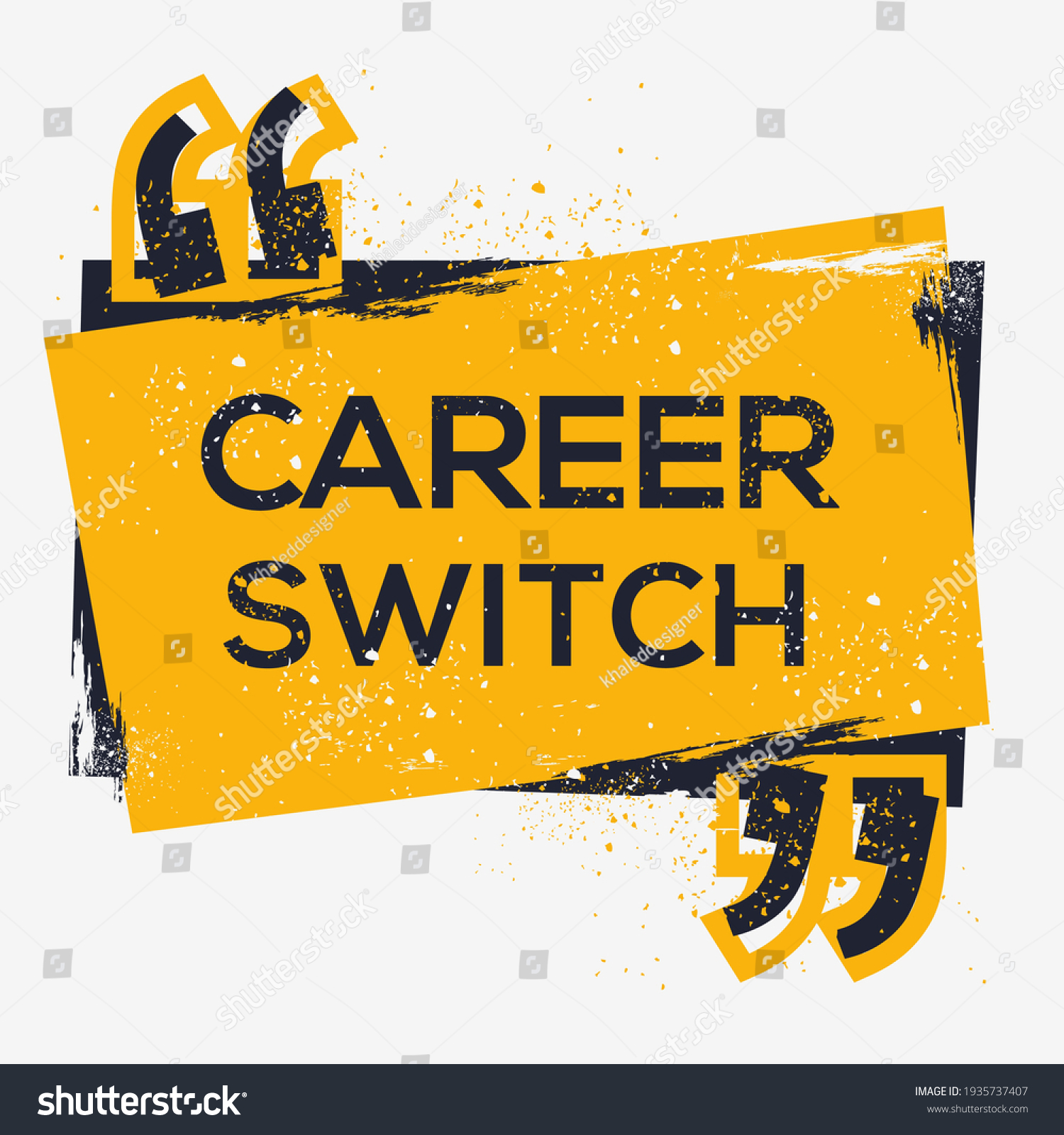Creative Sign Career Switch Design Vector Stock Vector (Royalty Free ...