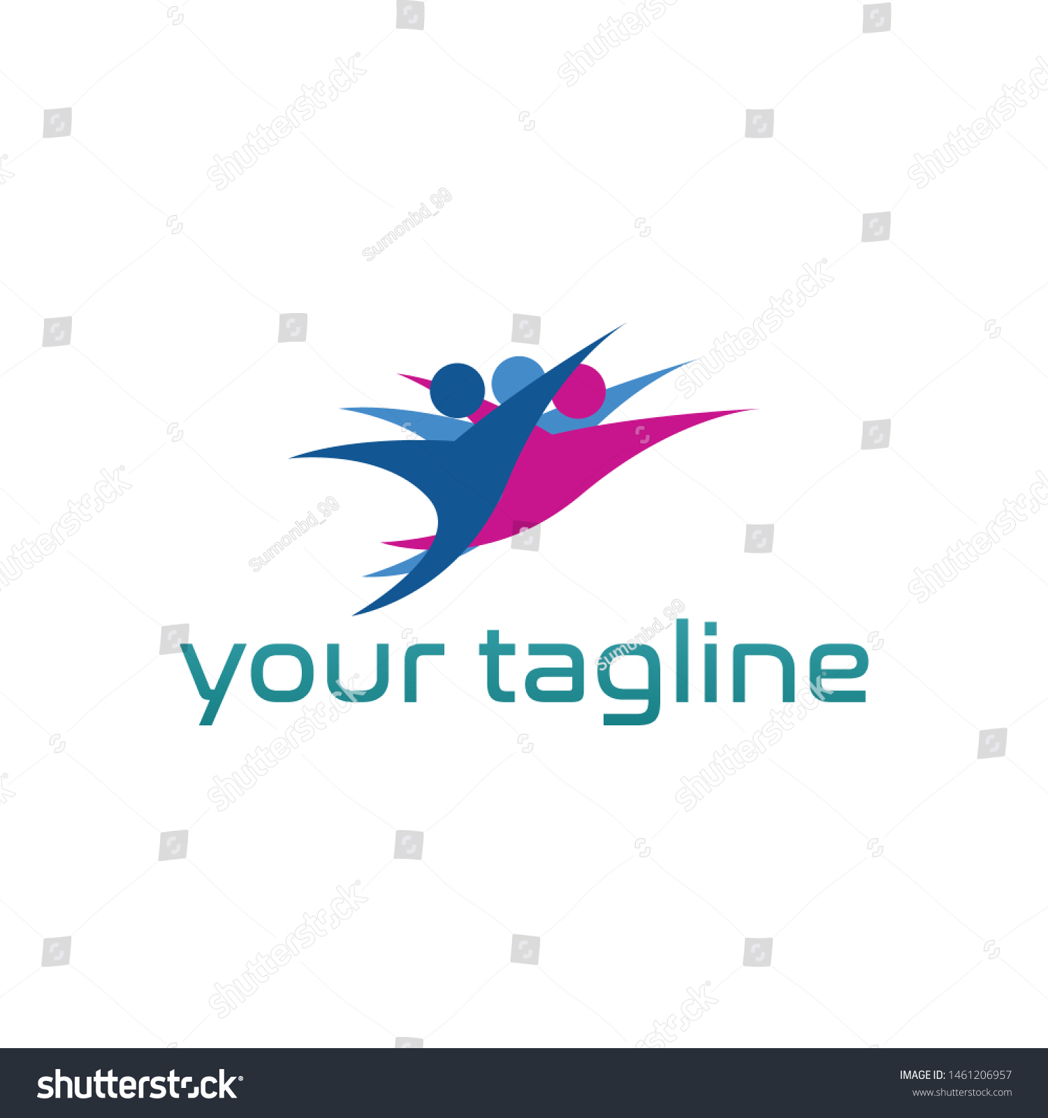 Creative Team New Logo Design: เวกเตอร์สต็อก (ปลอดค่าลิขสิทธิ์ ...