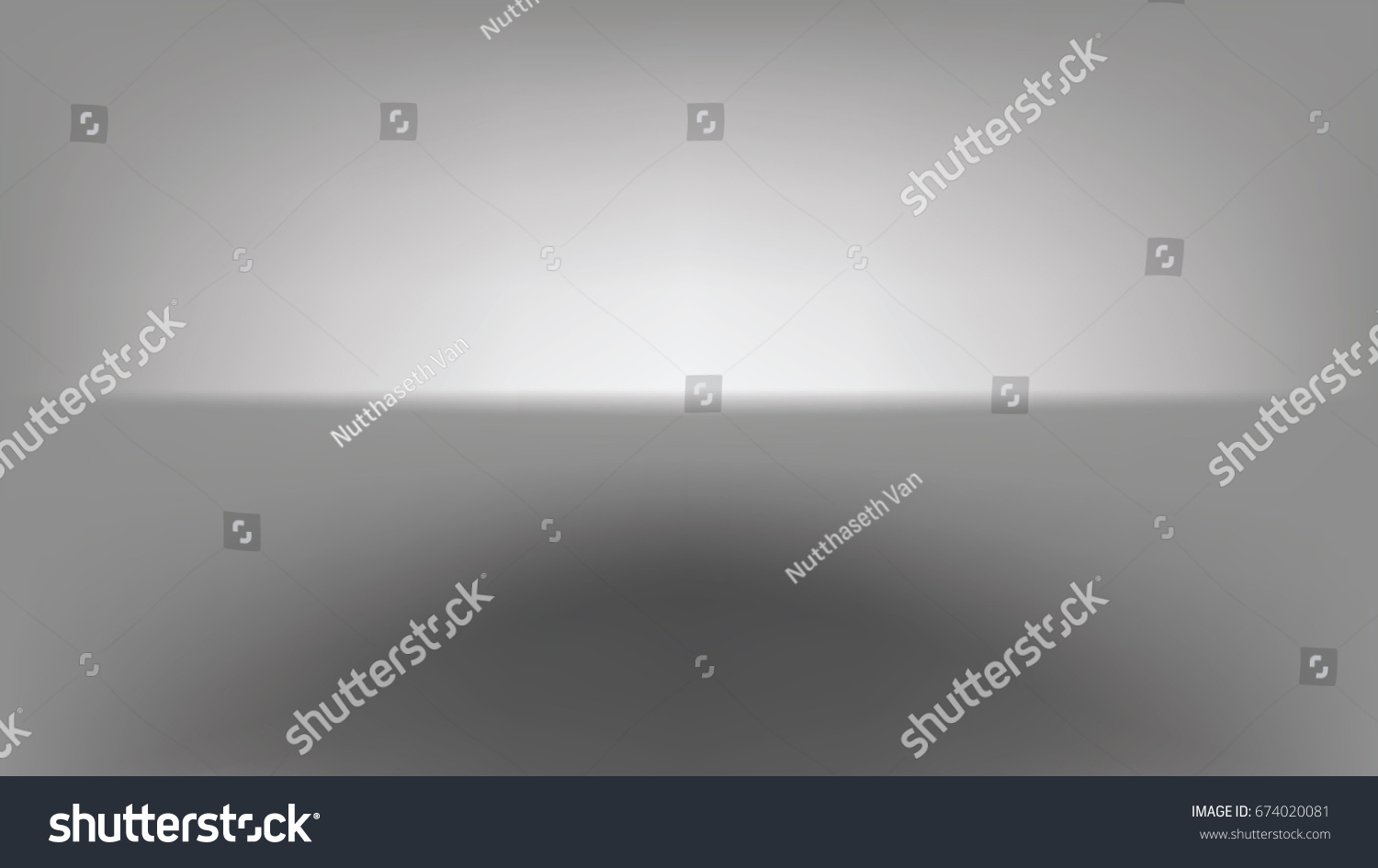 Creative Technological Background Inside Empty Room Stock Vector ...