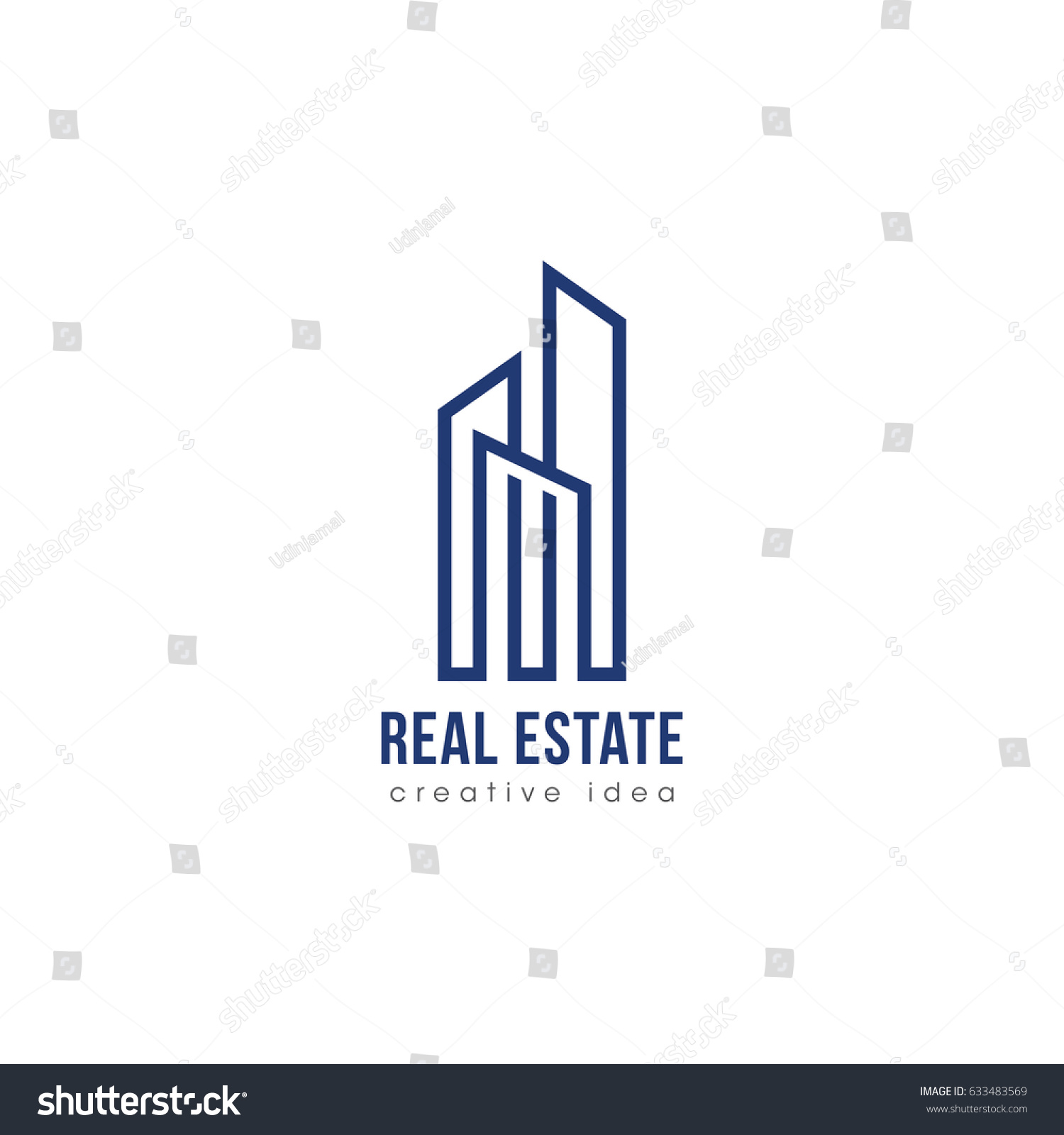 Creative Tower Building Concept Logo Design: Vector có sẵn (miễn phí ...