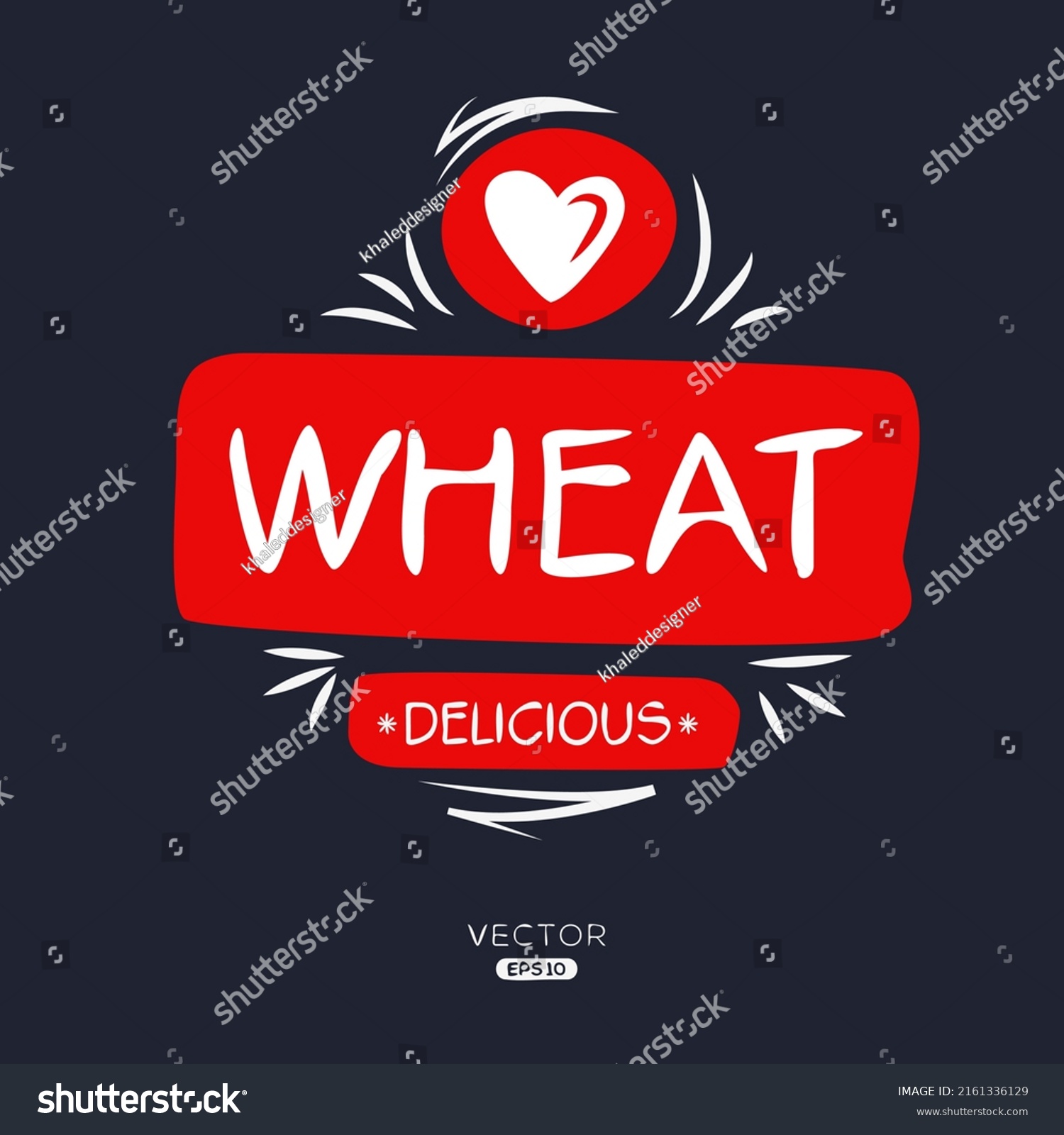 Creative Wheat Logo Wheat Sticker Vector Stock Vector (Royalty Free ...