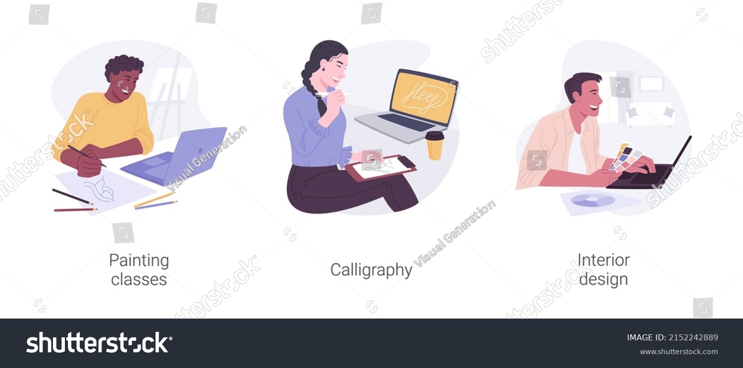 Creativity Development Isolated Cartoon Vector Illustrations Stock ...