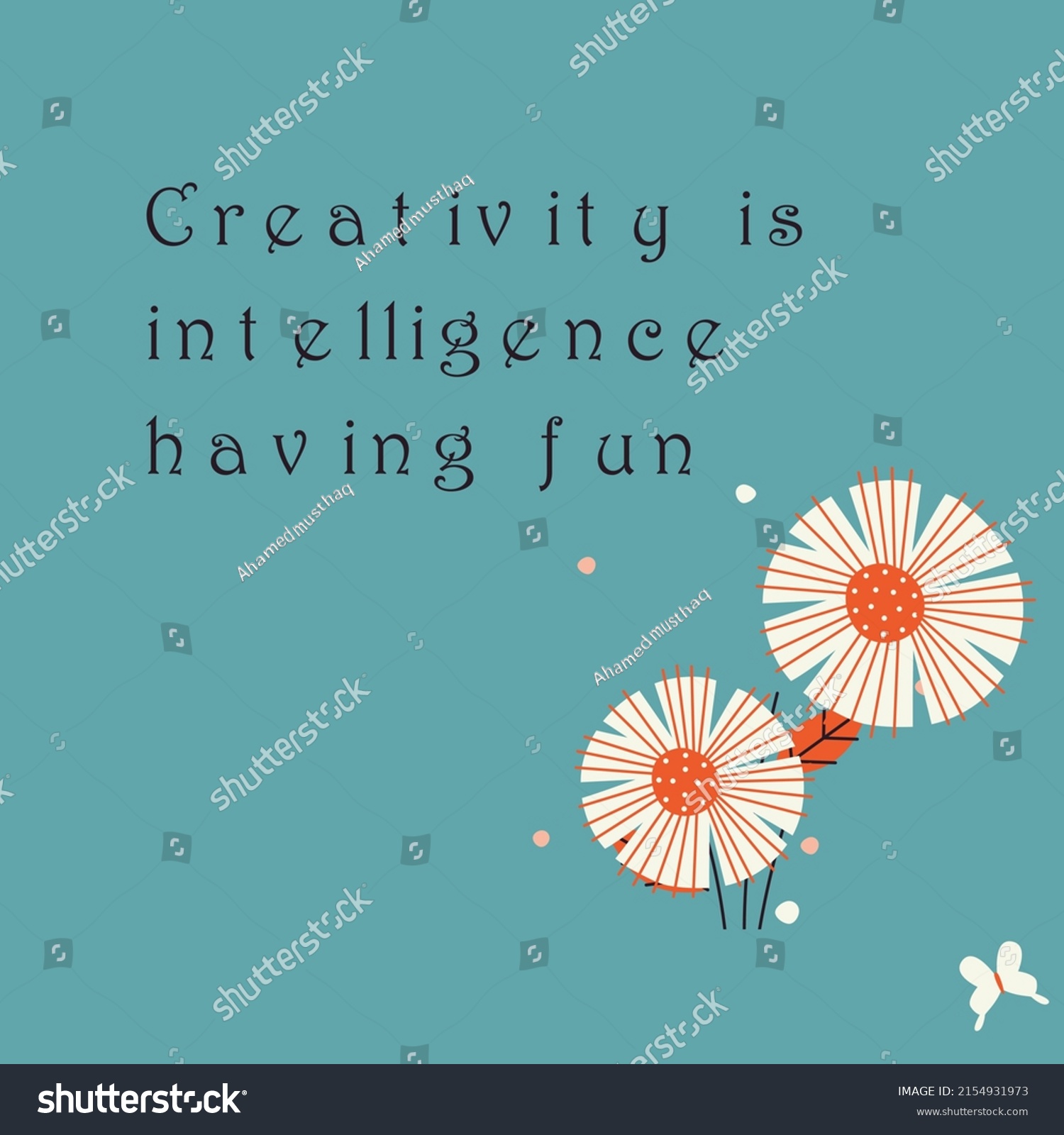 Creativity Intelligence Having Fun Concept Motivation Stock Vector ...