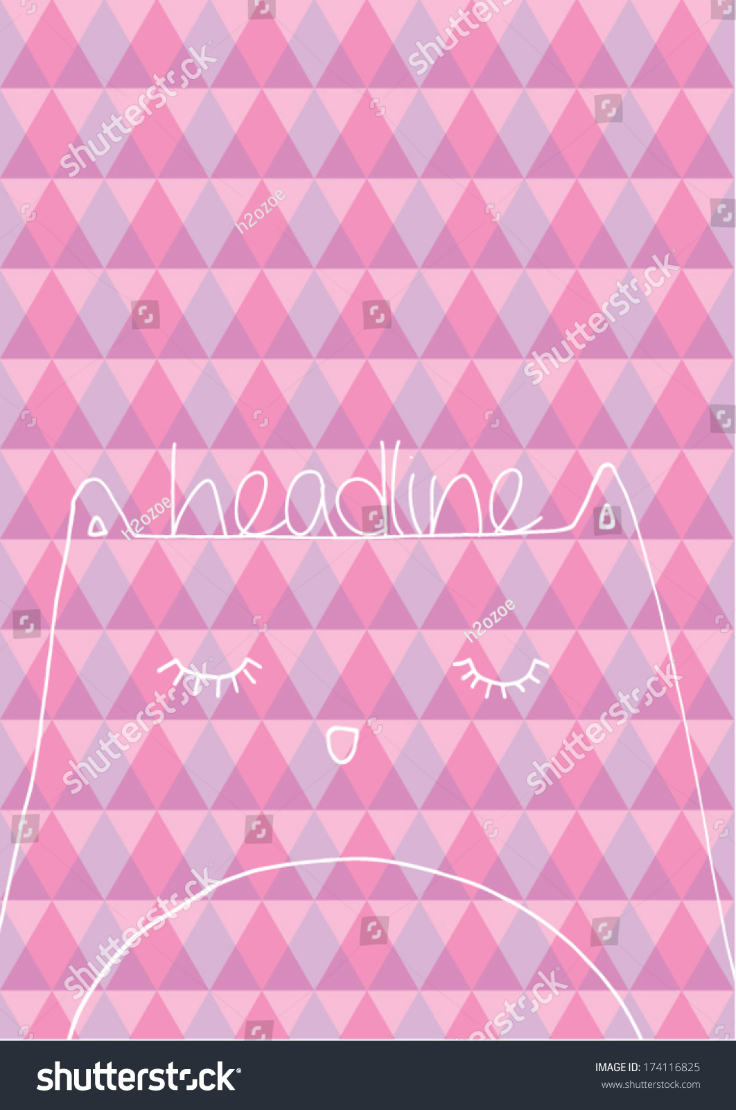 Creature Poster Template Vectorillustration Stock Vector (Royalty Free ...