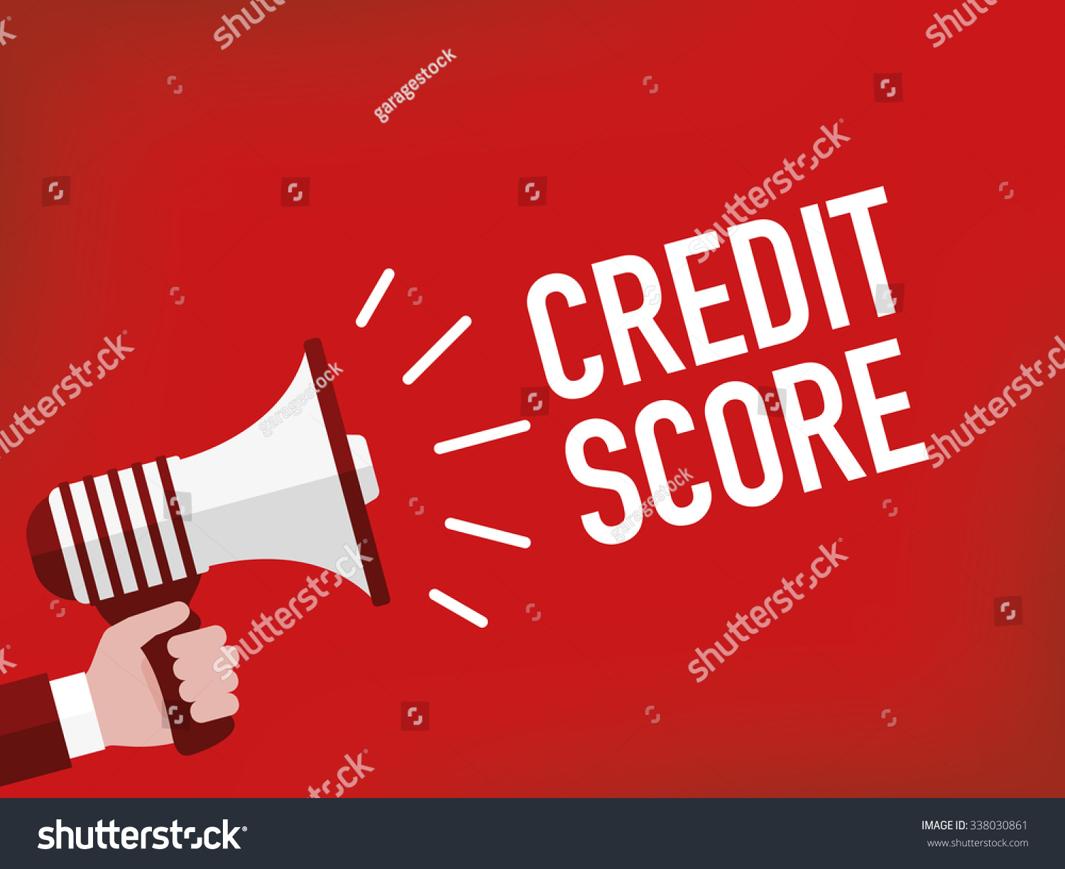 Credit Score Stock Vector (Royalty Free) 338030861