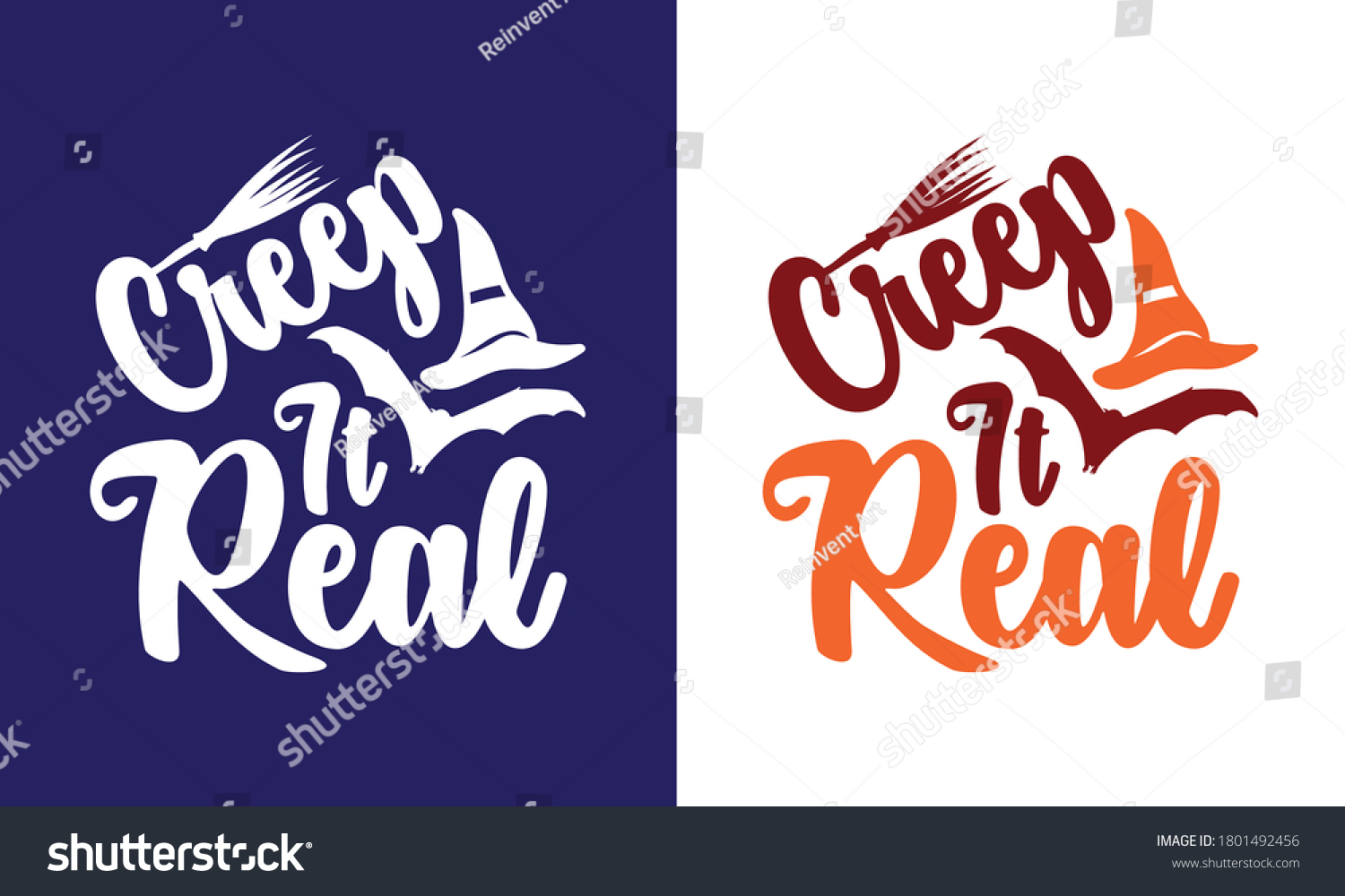 Creep Real Printable Vector Illustration Stock Vector (Royalty Free ...