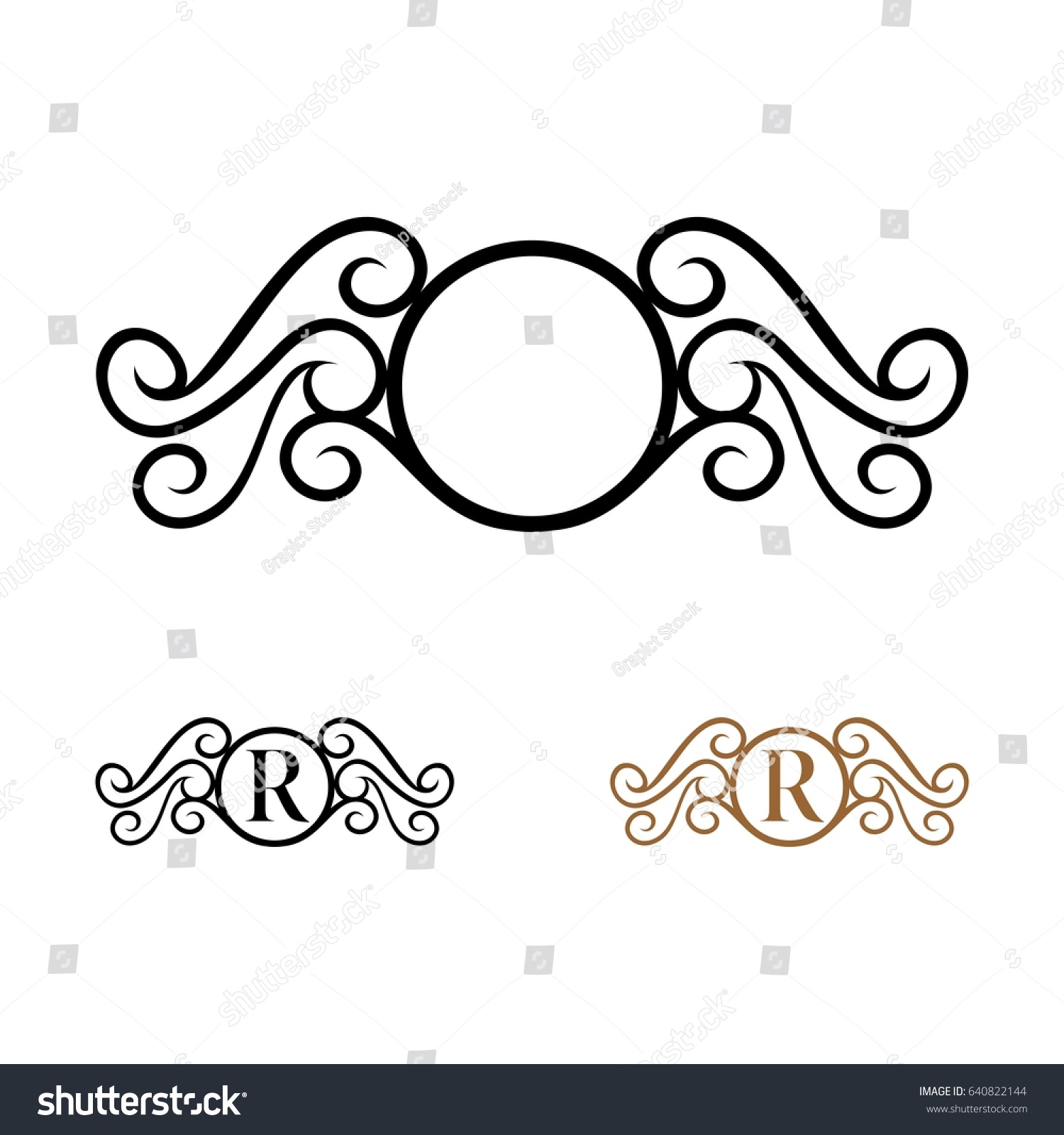 Crest Design Template Stock Vector (Royalty Free) 640822144 | Shutterstock