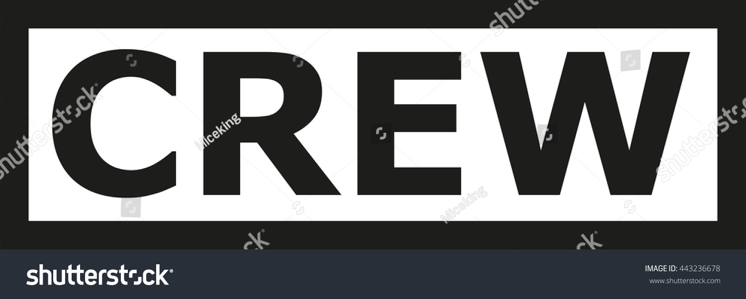 1,076 Crew font Images, Stock Photos & Vectors | Shutterstock