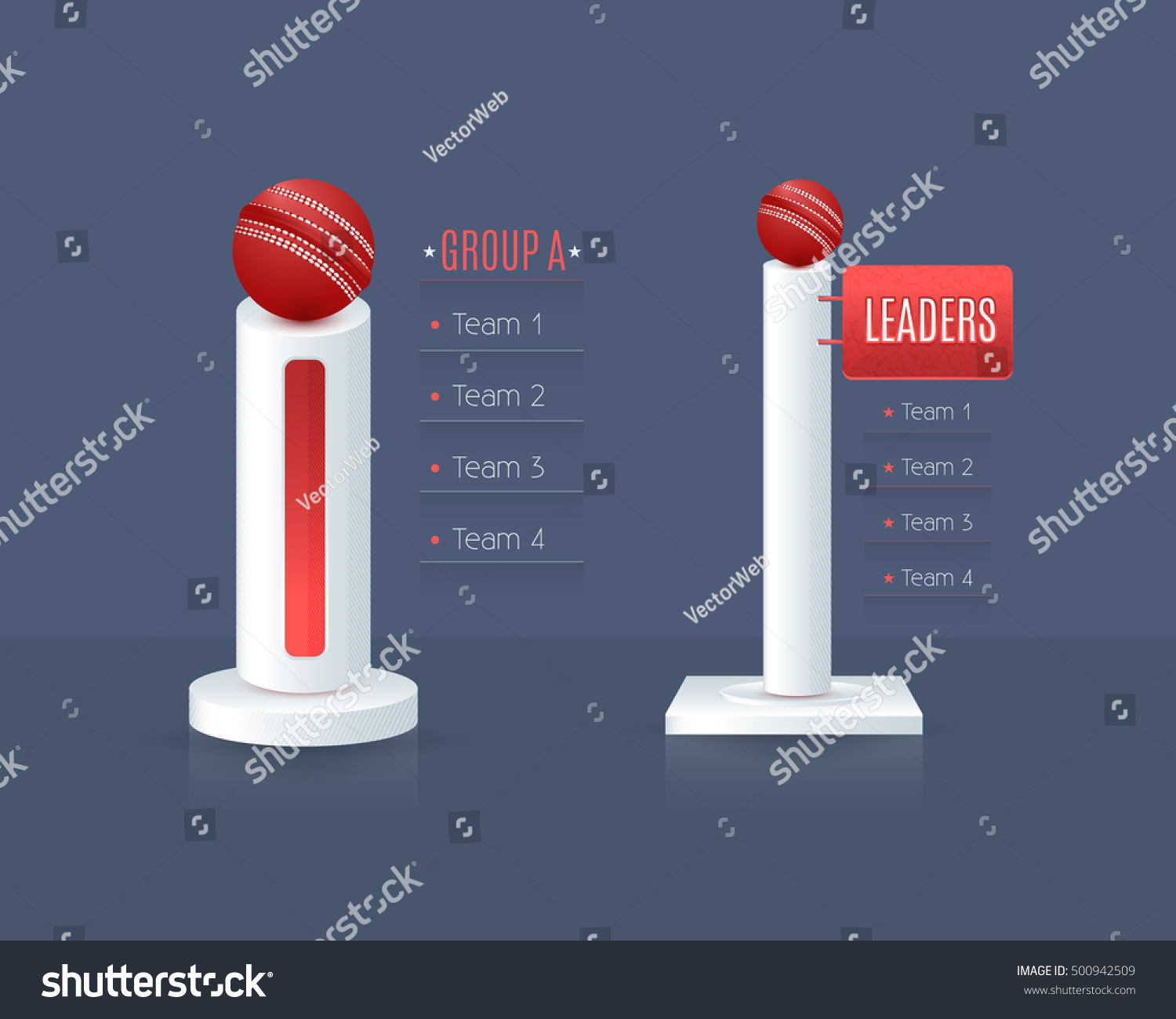 Cricket Concept Infographics Design Stock Vector (Royalty Free ...