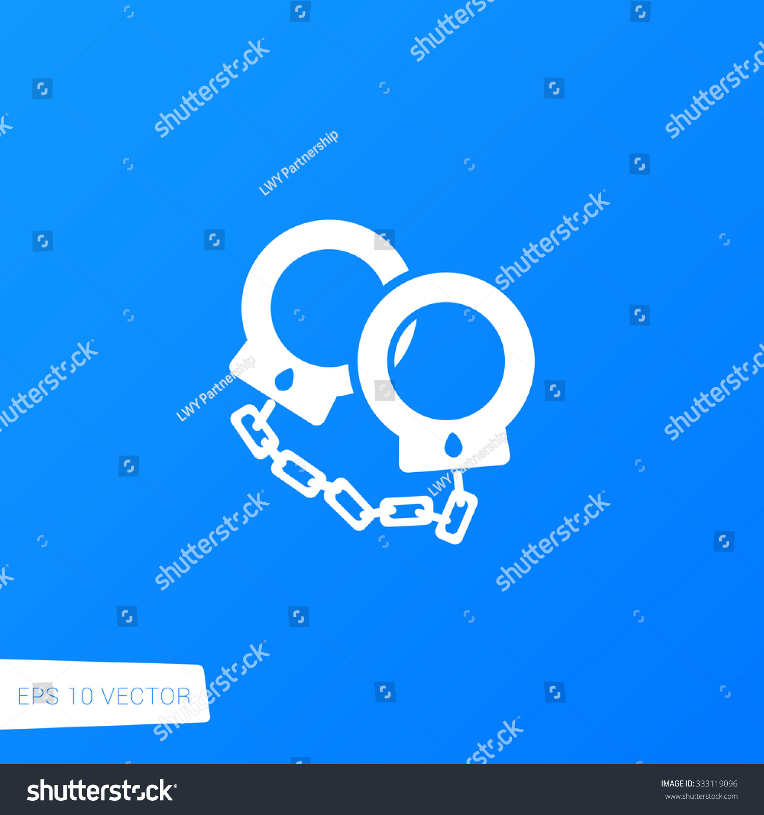 Crime Icon Stock Vector (Royalty Free) 333119096