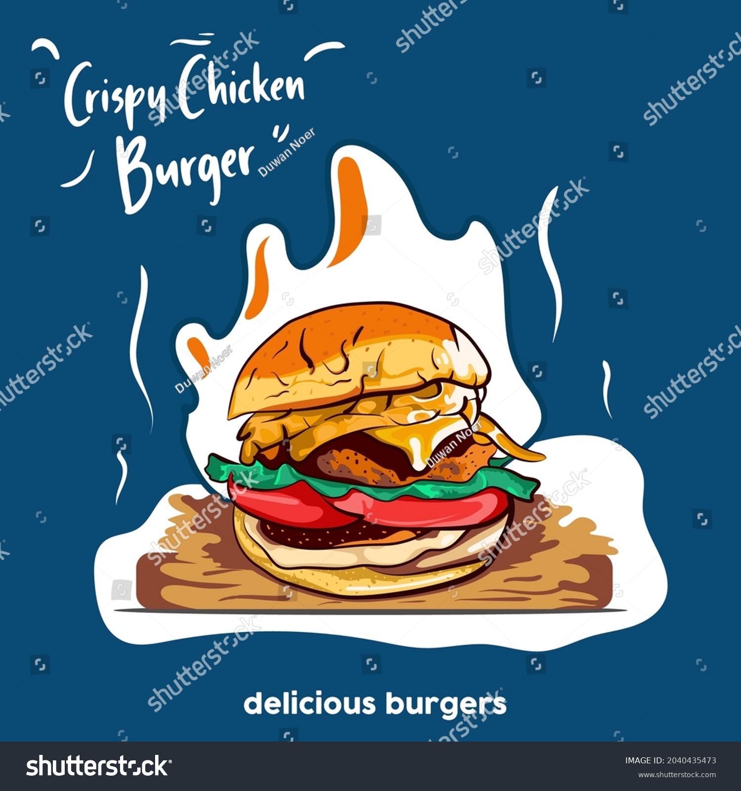 8 Zinger chicken Stock Illustrations, Images & Vectors | Shutterstock