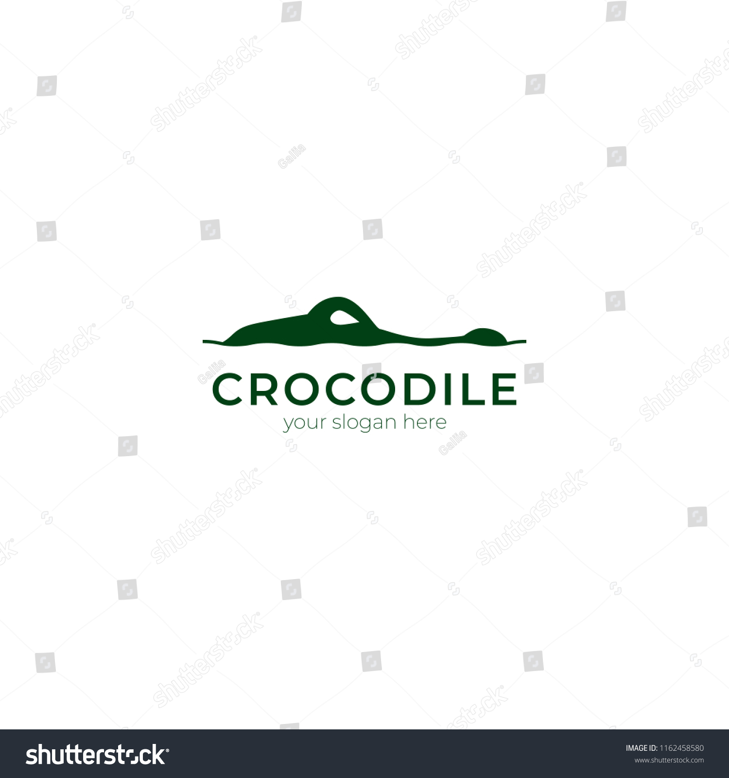 vector del logotipo de cocodrilo: vector de stock (libre de regalías ...