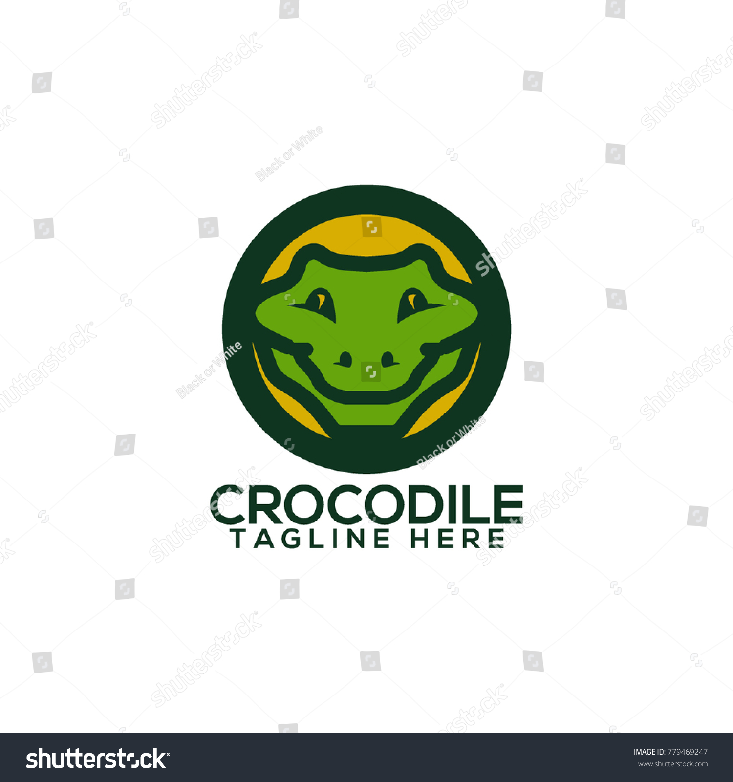 Crocodile Logo Vector Stock Vector (Royalty Free) 779469247 | Shutterstock