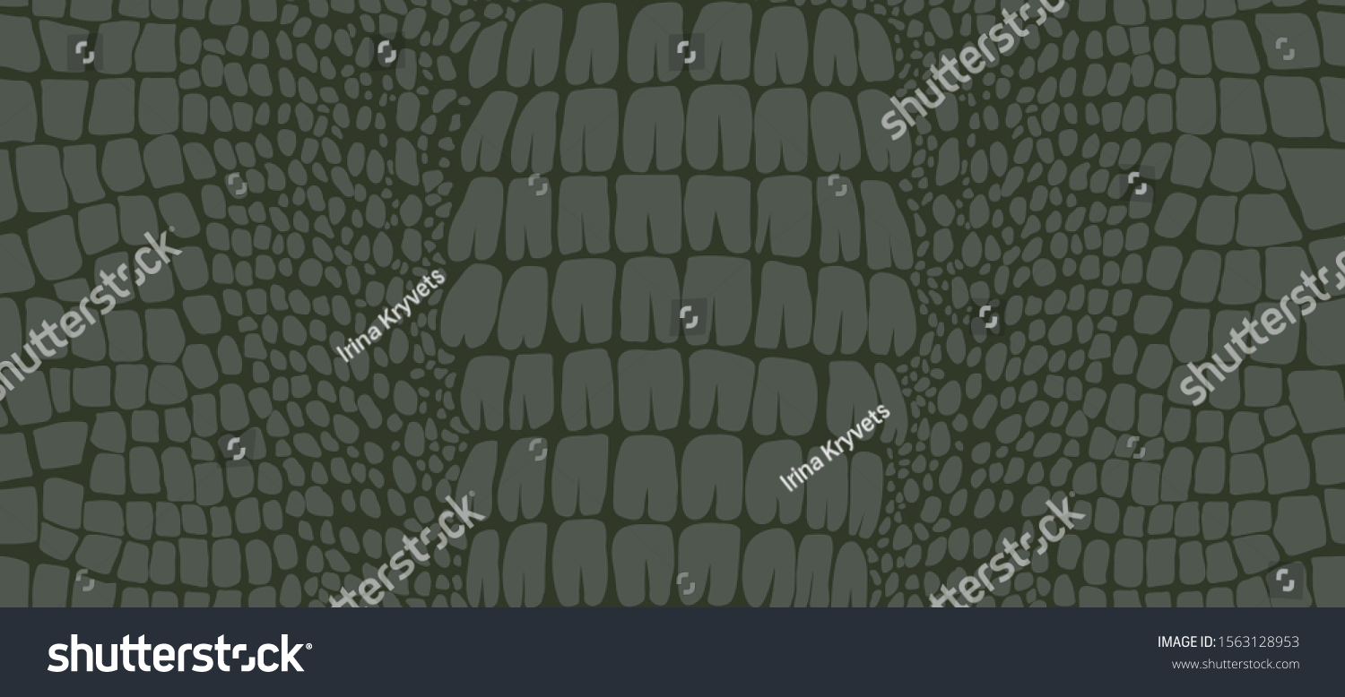 Crocodile Skin Seamless Pattern Vector Illustration: vector de stock ...