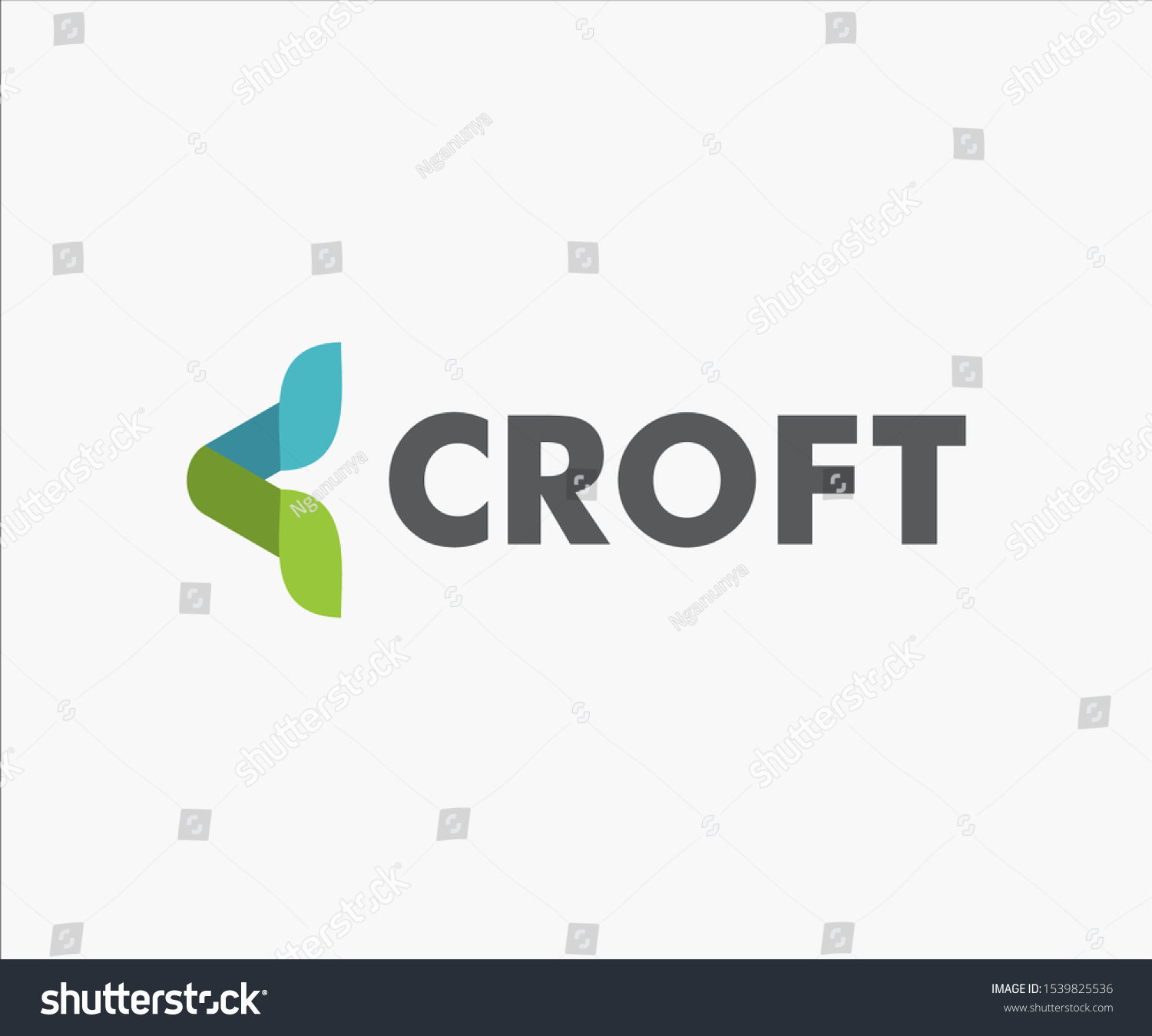 Croft Logo Design Illustrator Eps10 Stock Vector (Royalty Free ...