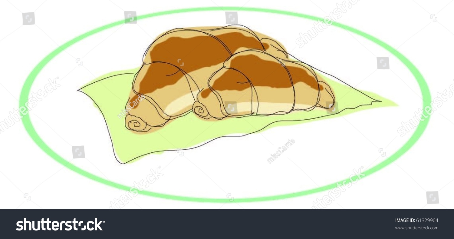 Croissant Sign Stock Vector (Royalty Free) 61329904 | Shutterstock