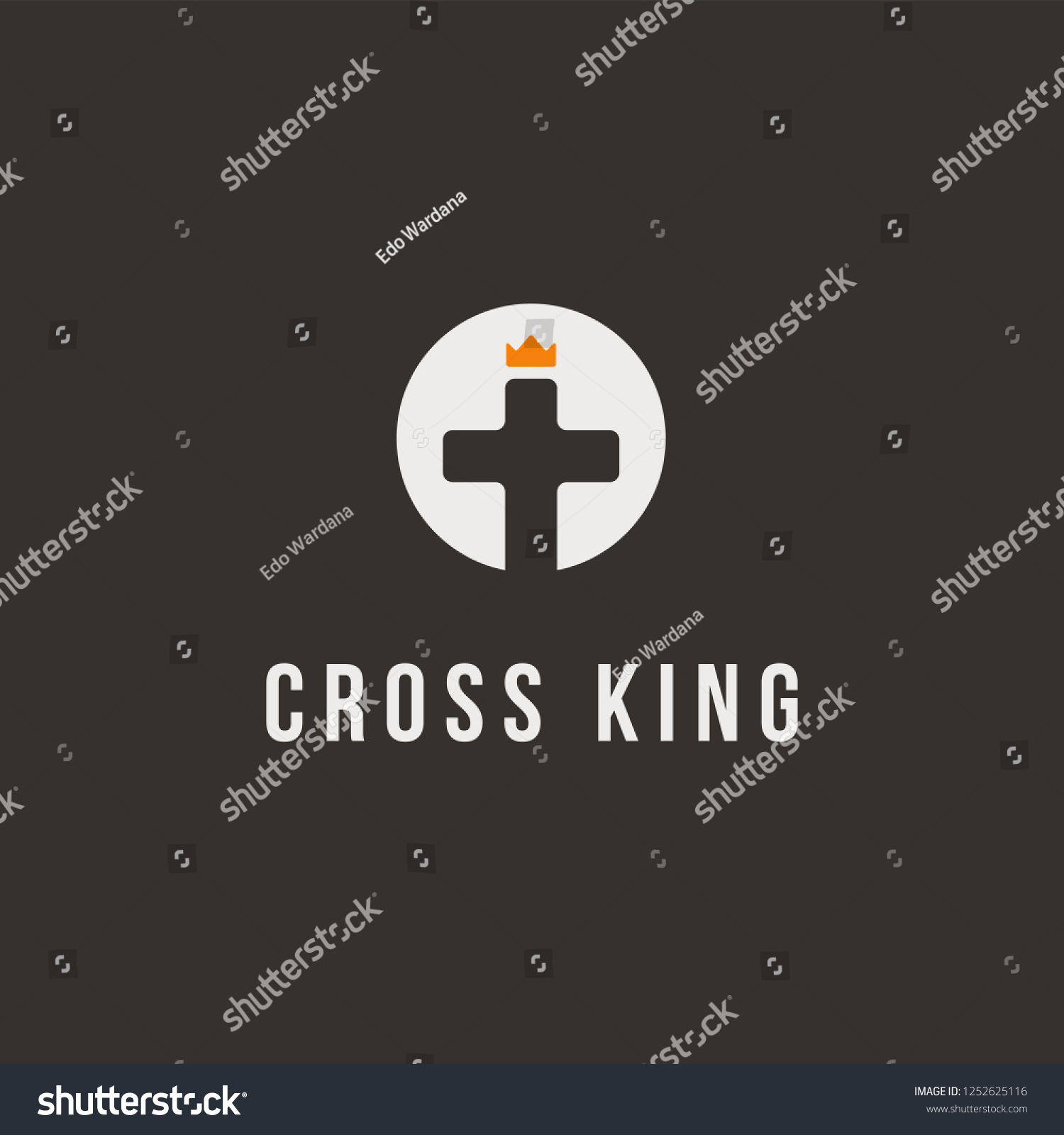 Marca del logotipo cruzado y de: vector de stock (libre de regalías ...
