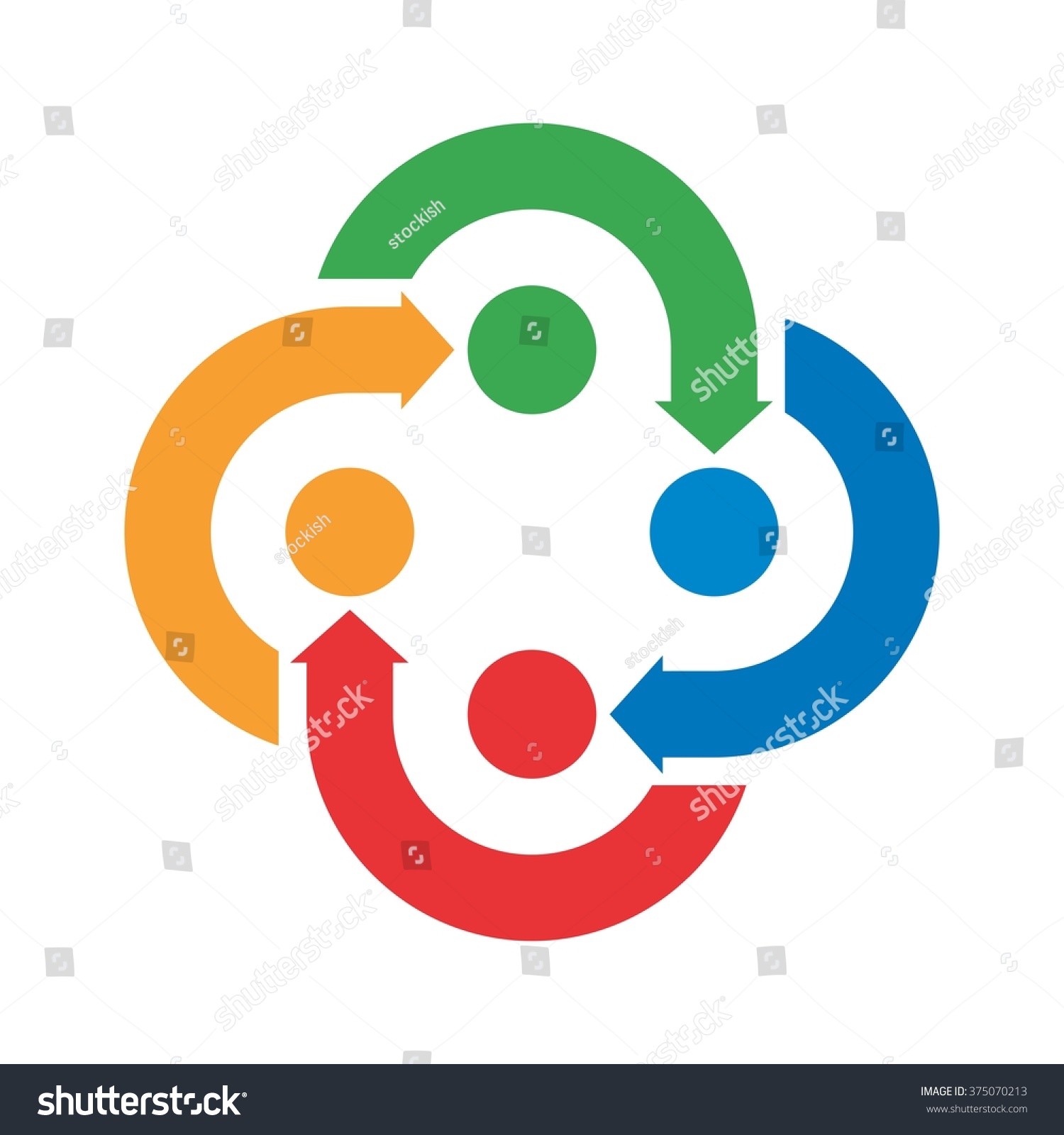 Cross Logo Vector Stock Vector (Royalty Free) 375070213
