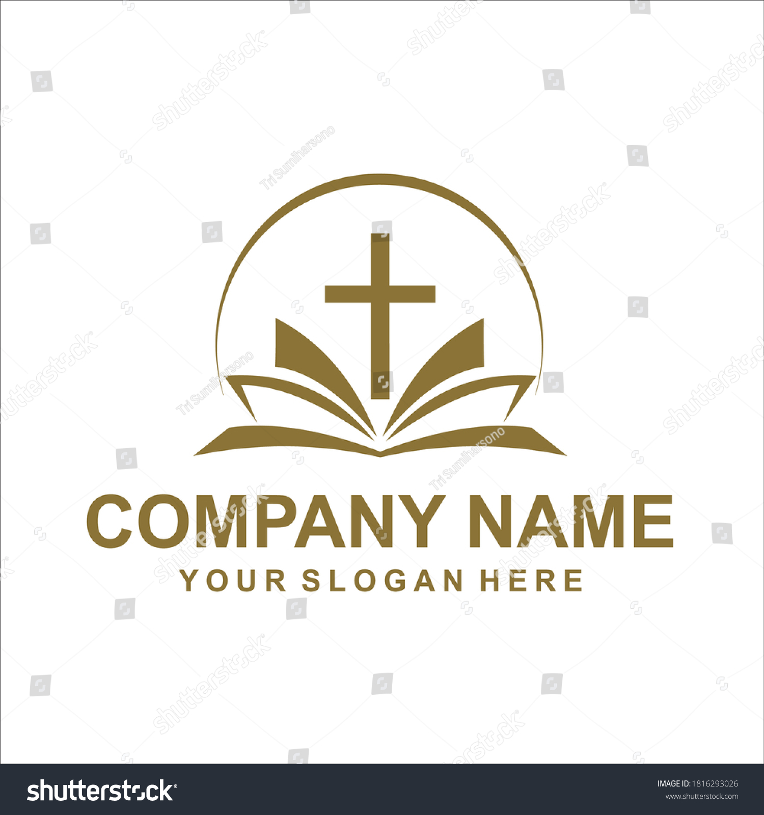 Cross Logo Vector Abstract Design Stock Vector (Royalty Free) 1816293026