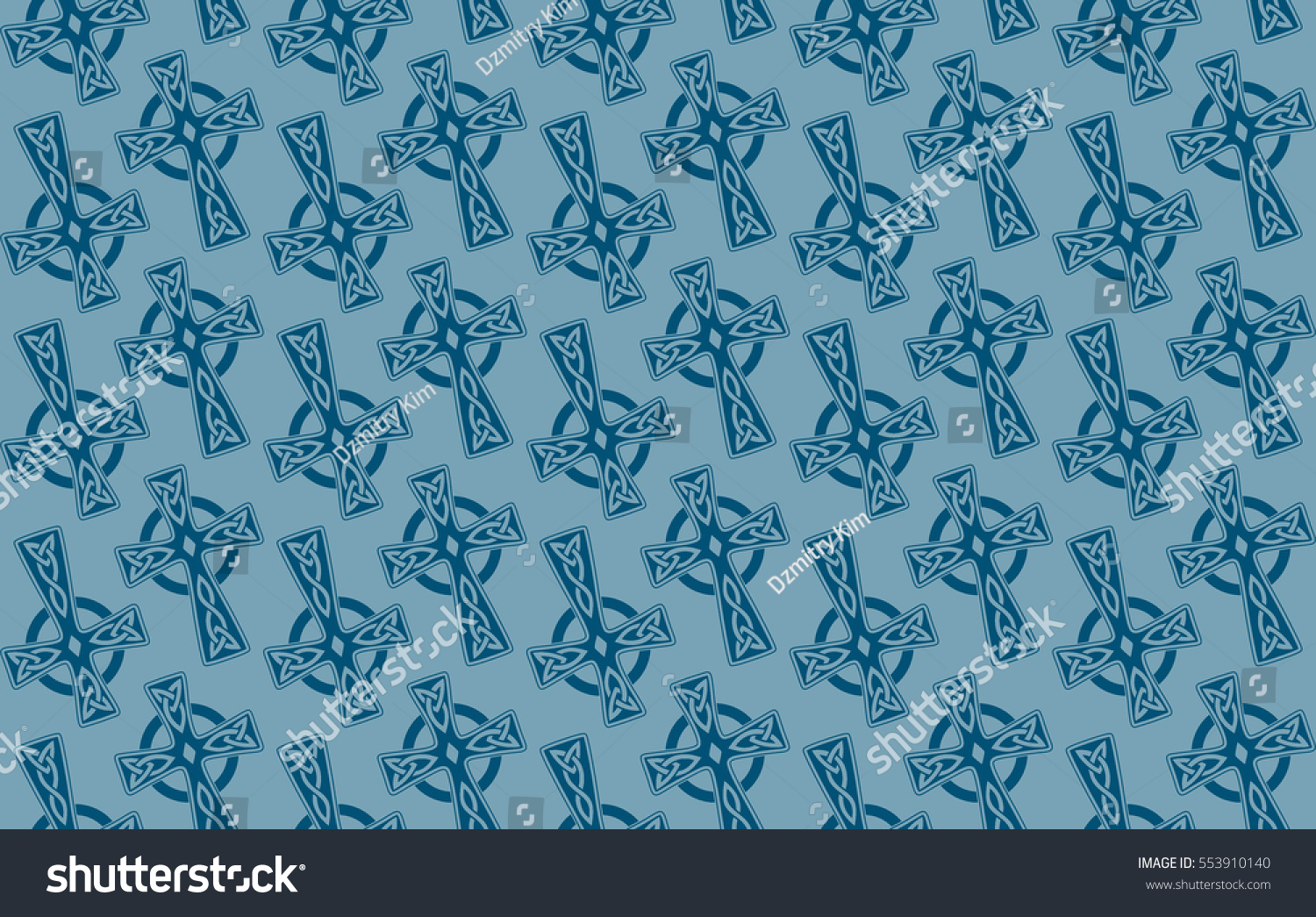 Cross Viking Texture Template Sample Pattern 库存矢量图（免版税）553910140 ...