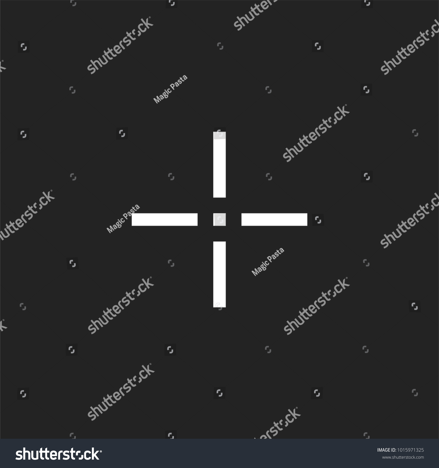 Crosshair Cursor Pointer Icon Vector: เวกเตอร์สต็อก (ปลอดค่าลิขสิทธิ์ ...