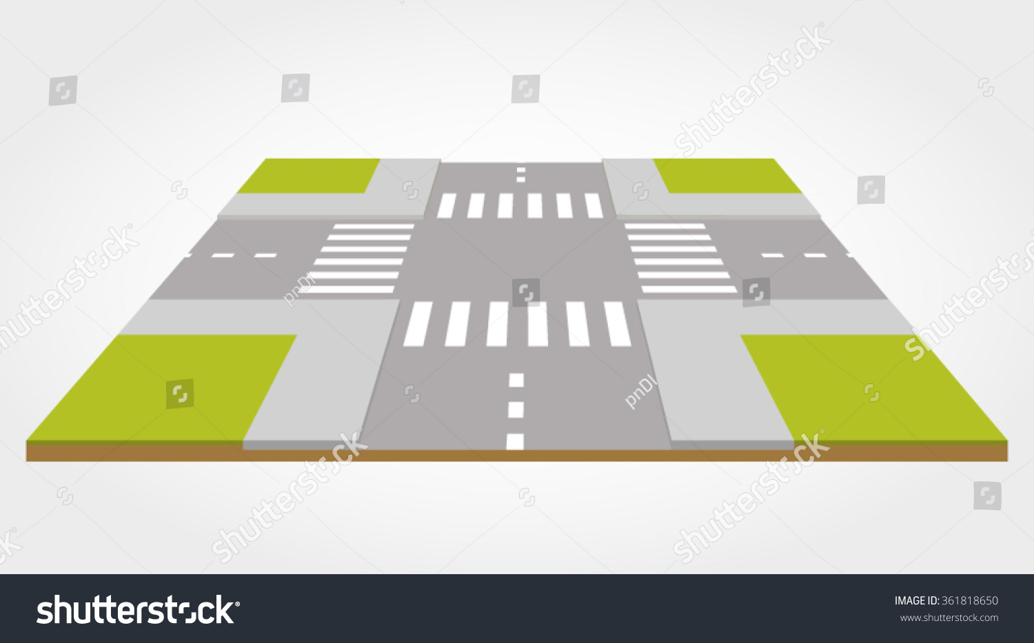 Crossroad Illustration Stock Vector (Royalty Free) 361818650 | Shutterstock