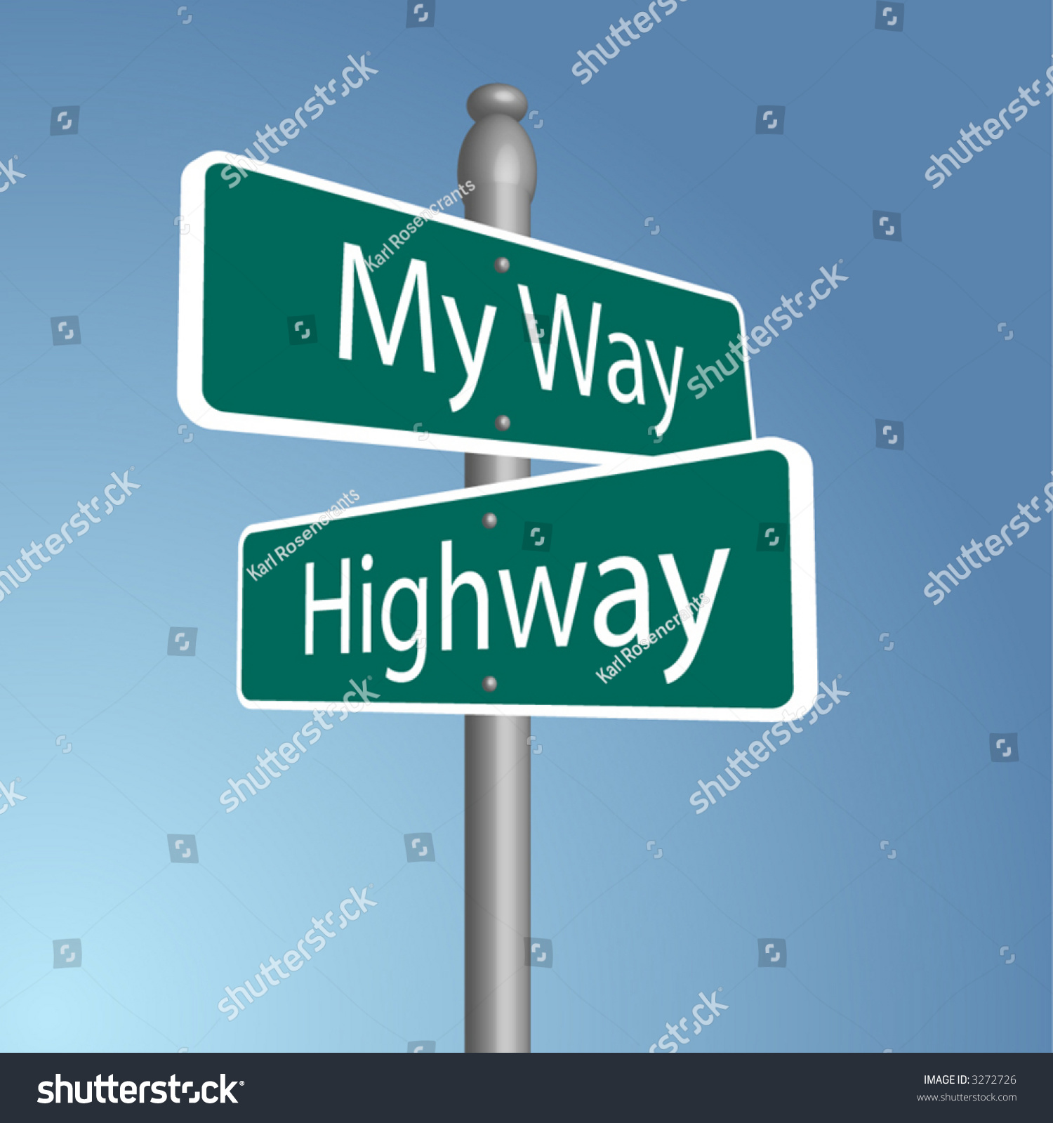 Crossroads Signs Vector Art Fully Editable Stock Vector 3272726 ...