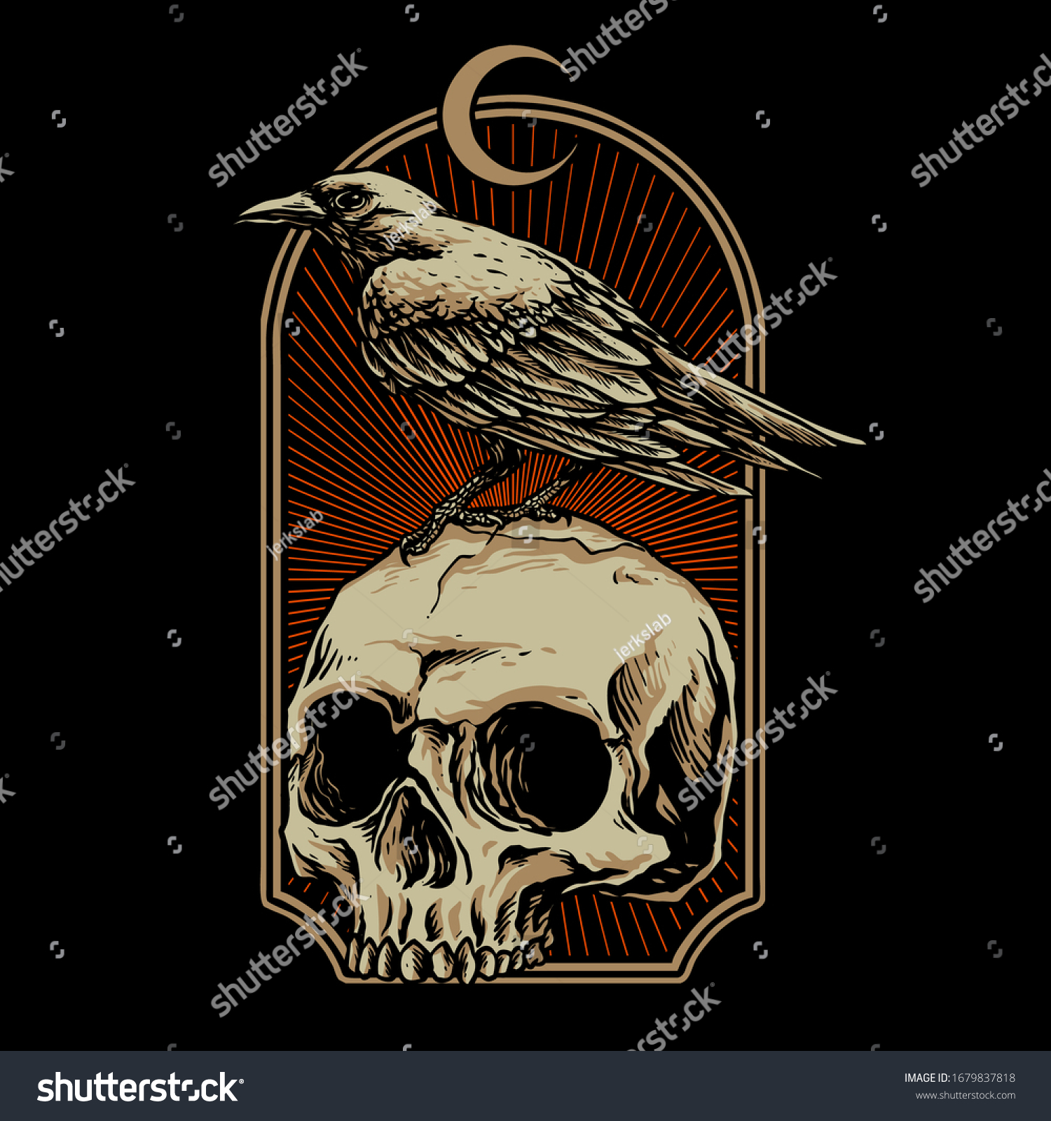 4,930 Crow on skull Images, Stock Photos & Vectors | Shutterstock