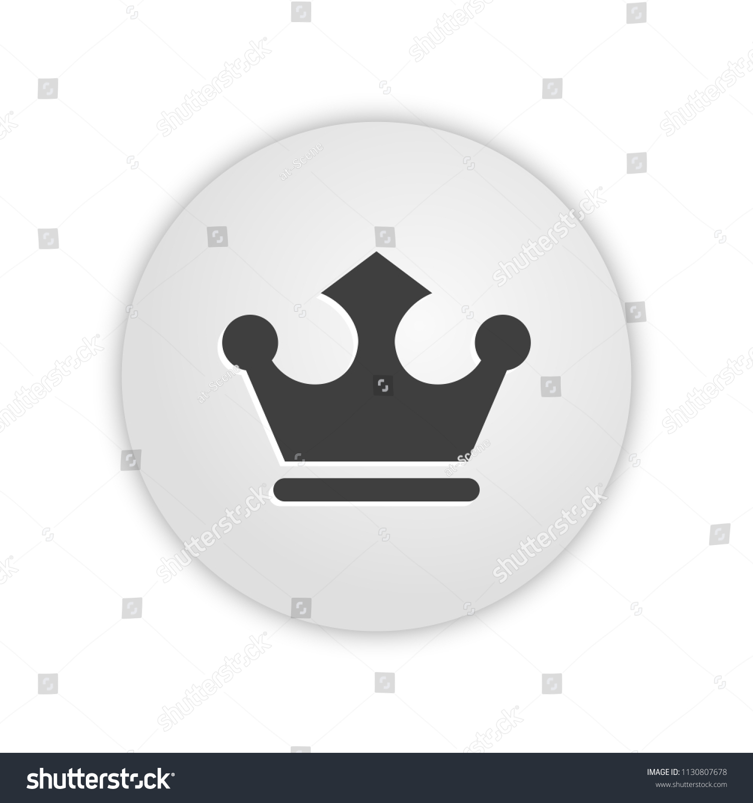 Crown App Icon Stock Vector (Royalty Free) 1130807678 | Shutterstock