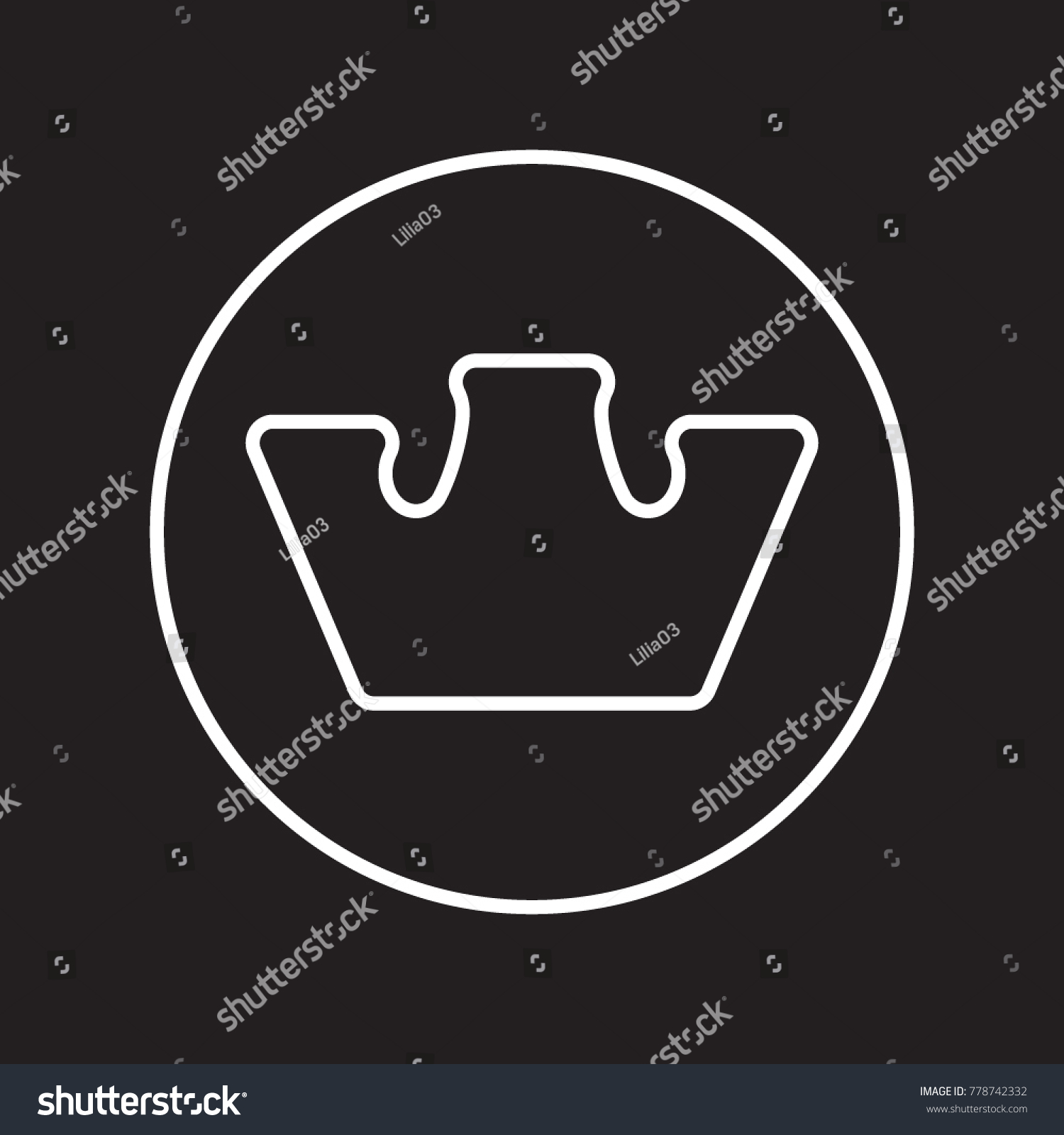 Crown Badge Eps 10 Stock Vector (Royalty Free) 778742332 | Shutterstock