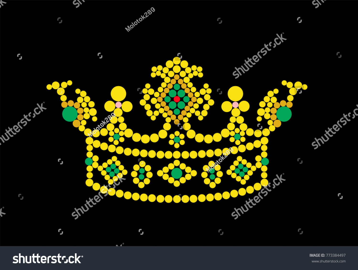 Crown Circles Stock Vector (Royalty Free) 773384497 | Shutterstock