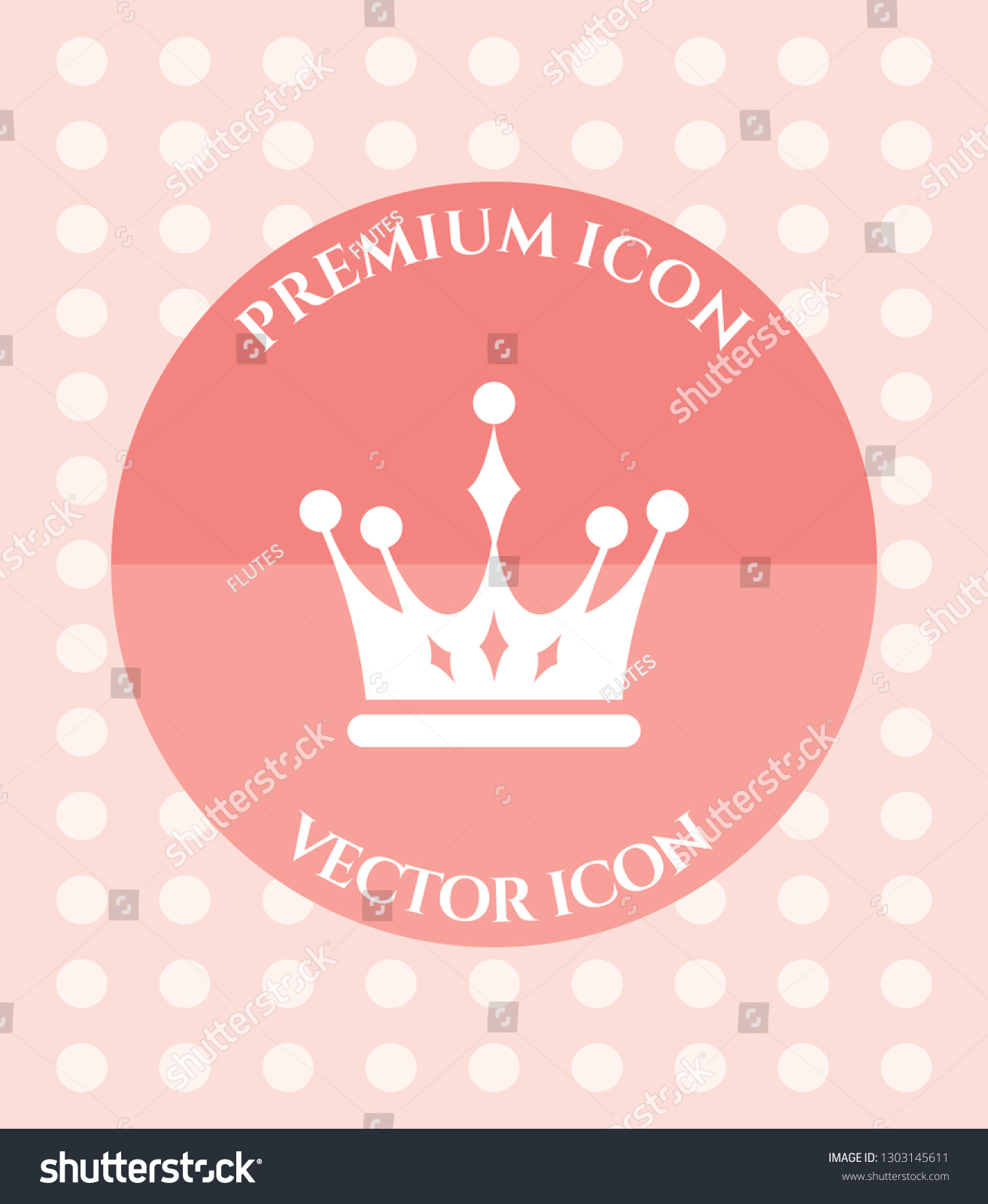 Crown Icon Web Application Software Graphic Stock Vector (Royalty Free ...