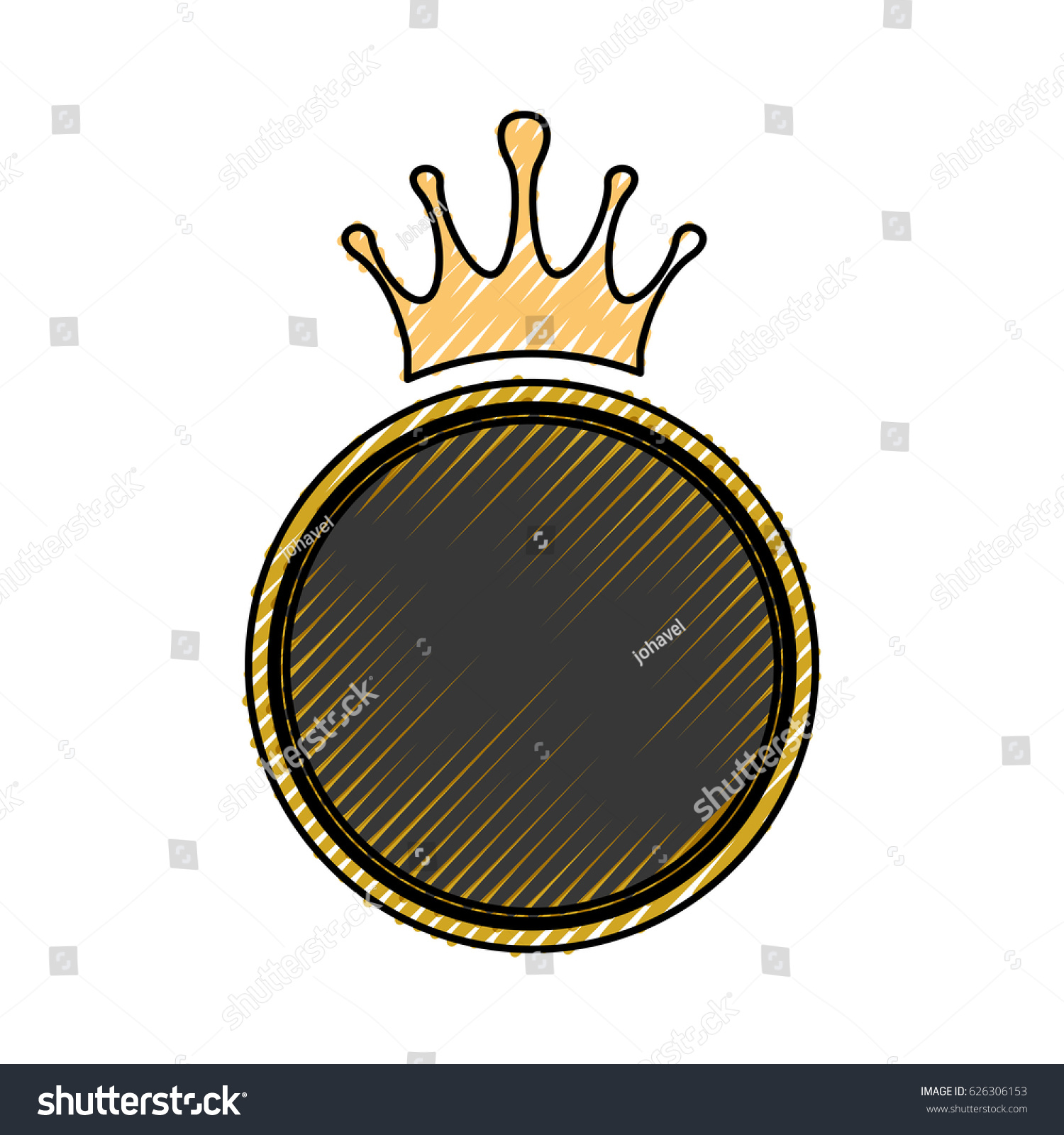 Crown Royalty Symbol Stock Vector (Royalty Free) 626306153 | Shutterstock