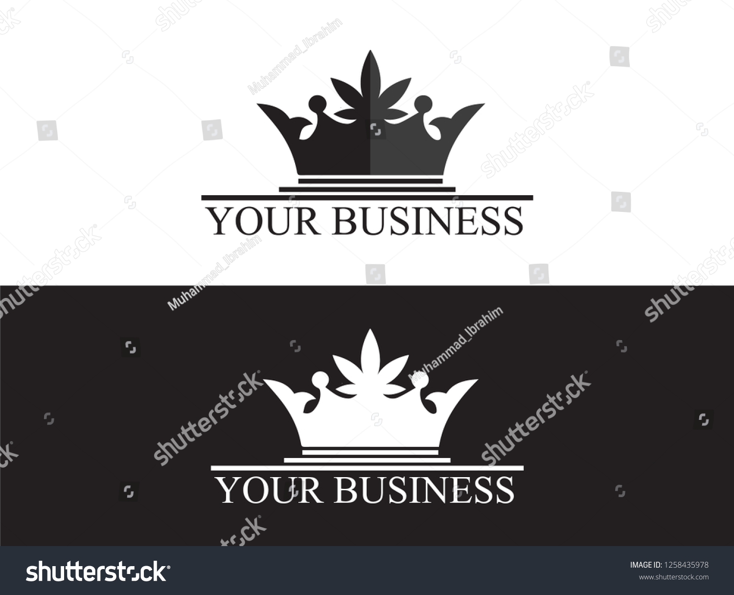 Crown Symbol Design Stock Vector (Royalty Free) 1258435978 | Shutterstock