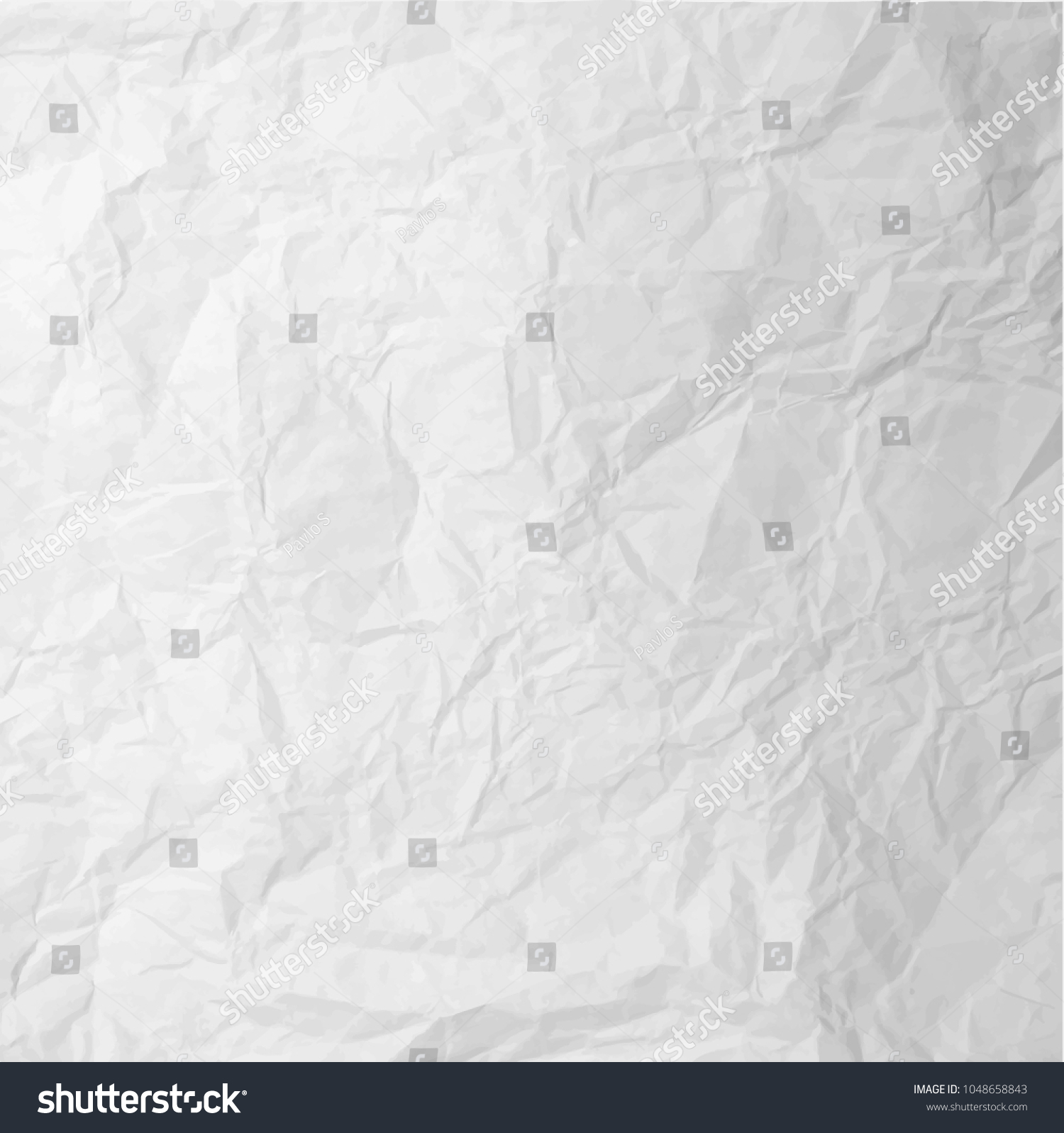 Crushed Paper Texture Stock Vector Stock Vector (Royalty Free ...