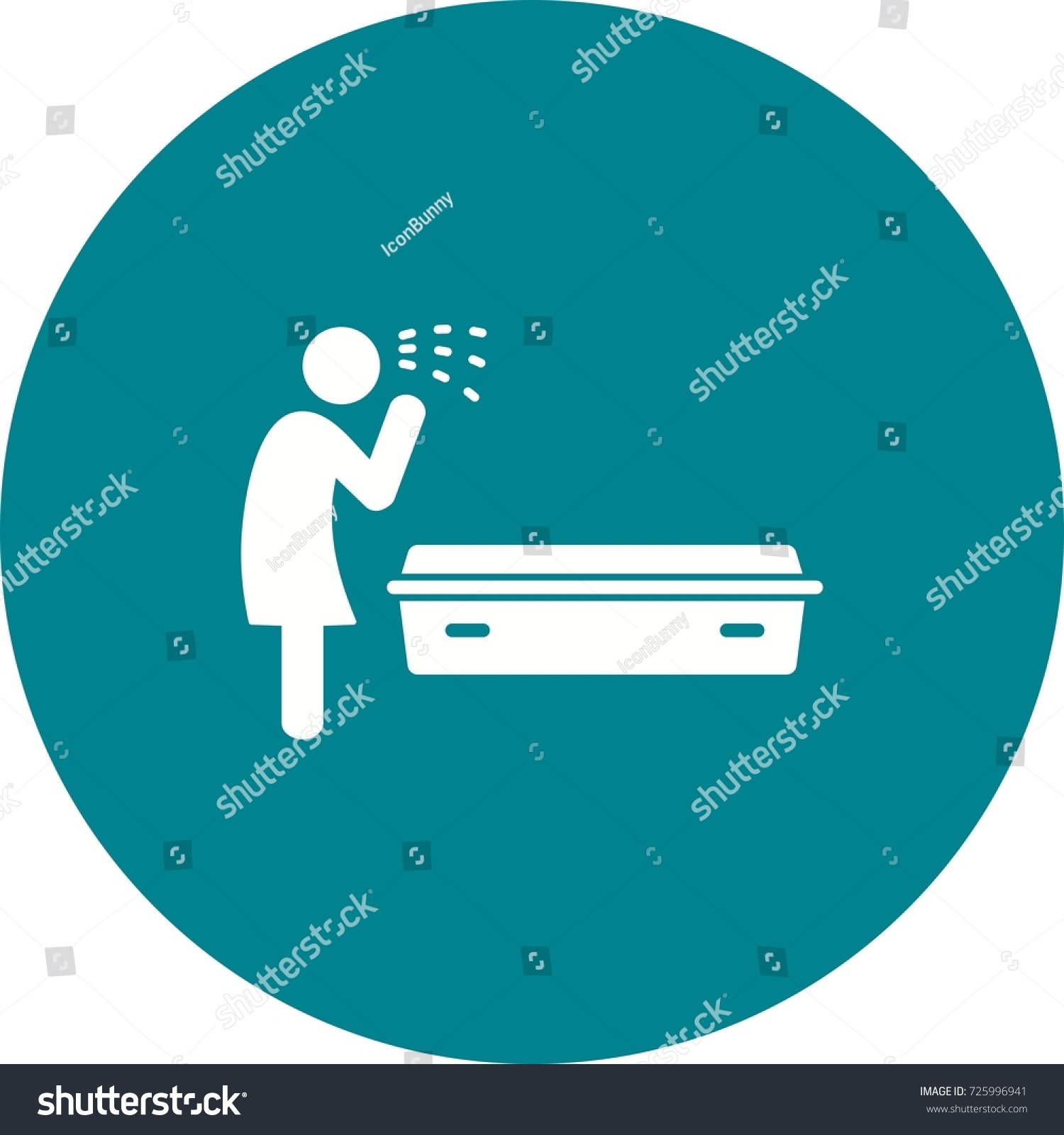 Crying Over Dead Body: vector de stock (libre de regalías) 725996941 ...